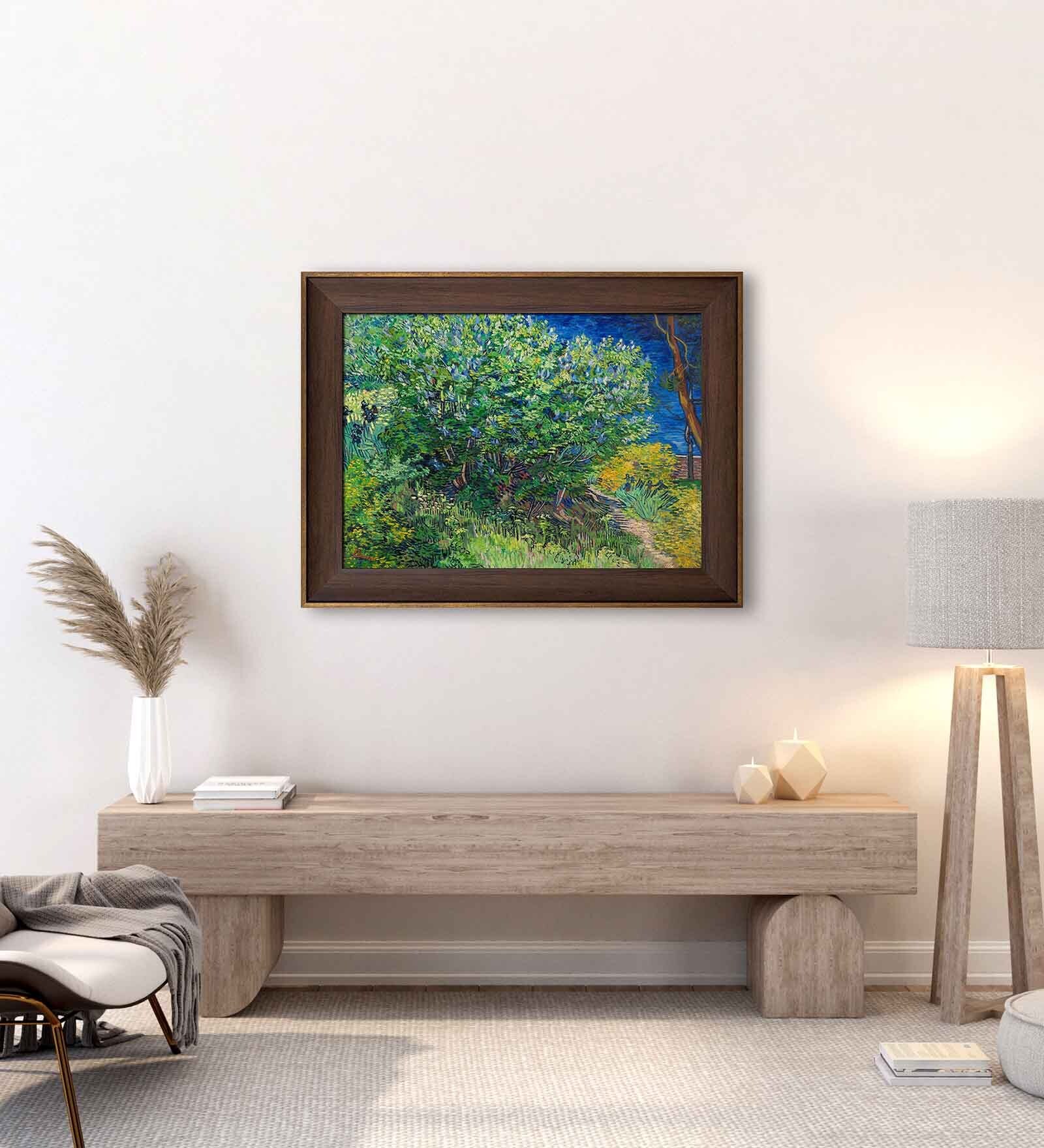 Buy Lilac Bush Multicolour Canvas Framed Abstract Art Print at 13% OFF ...