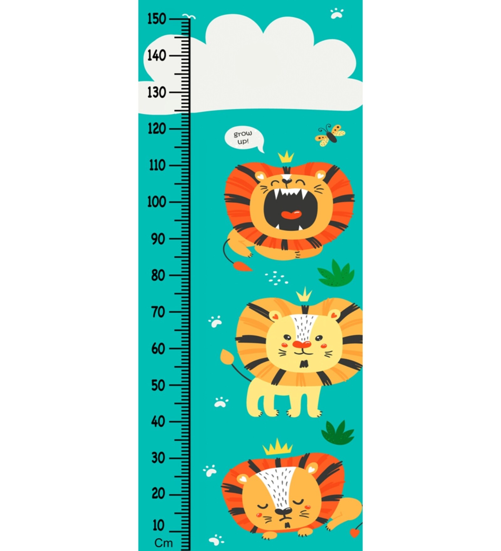Buy Lion's Roar in Multicolour Height Chart at 25% OFF by Wens | Pepperfry