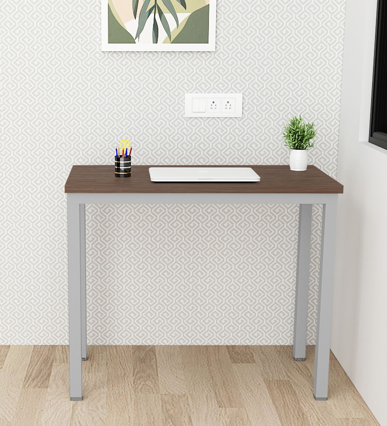 Buy Liteoffice Eco Writing Table in Lorraine Walnut Colour at 16% OFF ...
