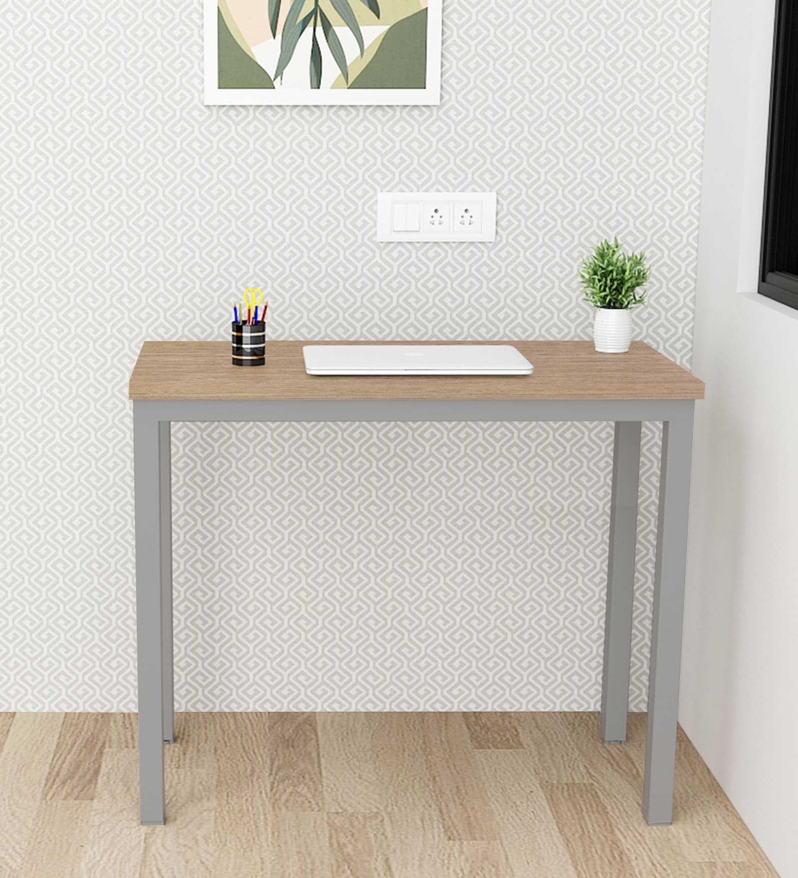 Buy Liteoffice Eco Writing Table in Persian Walnut Colour at 2% OFF by ...