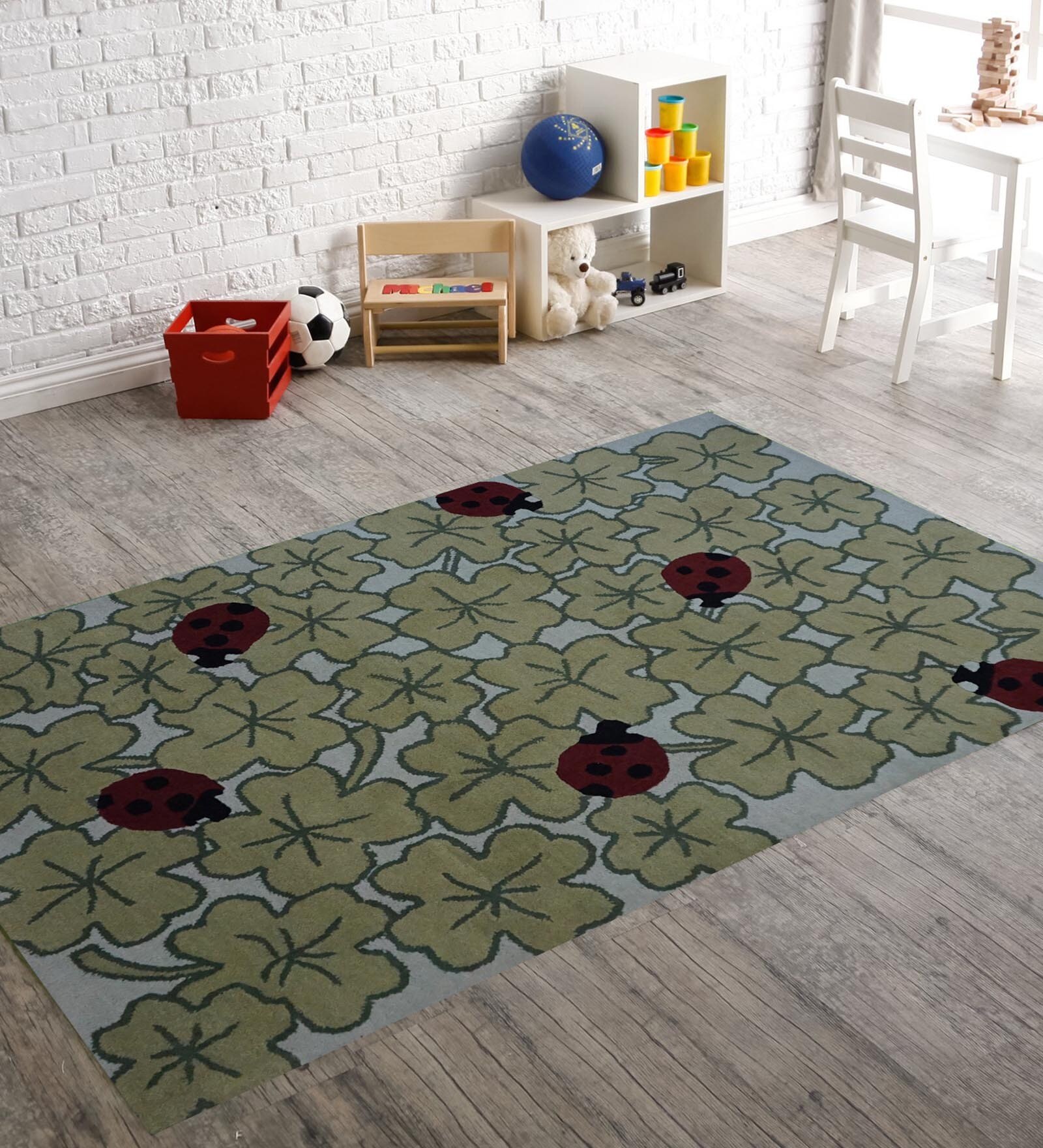Buy Little Bug 6X4 Feet Woolen Carpet at 47% OFF by Designs View ...