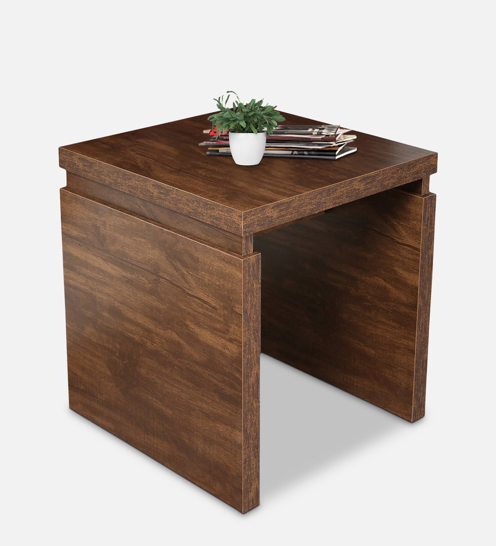 Buy Livia End Table in Matte Brown Finish at 39% OFF by Casacraft from ...