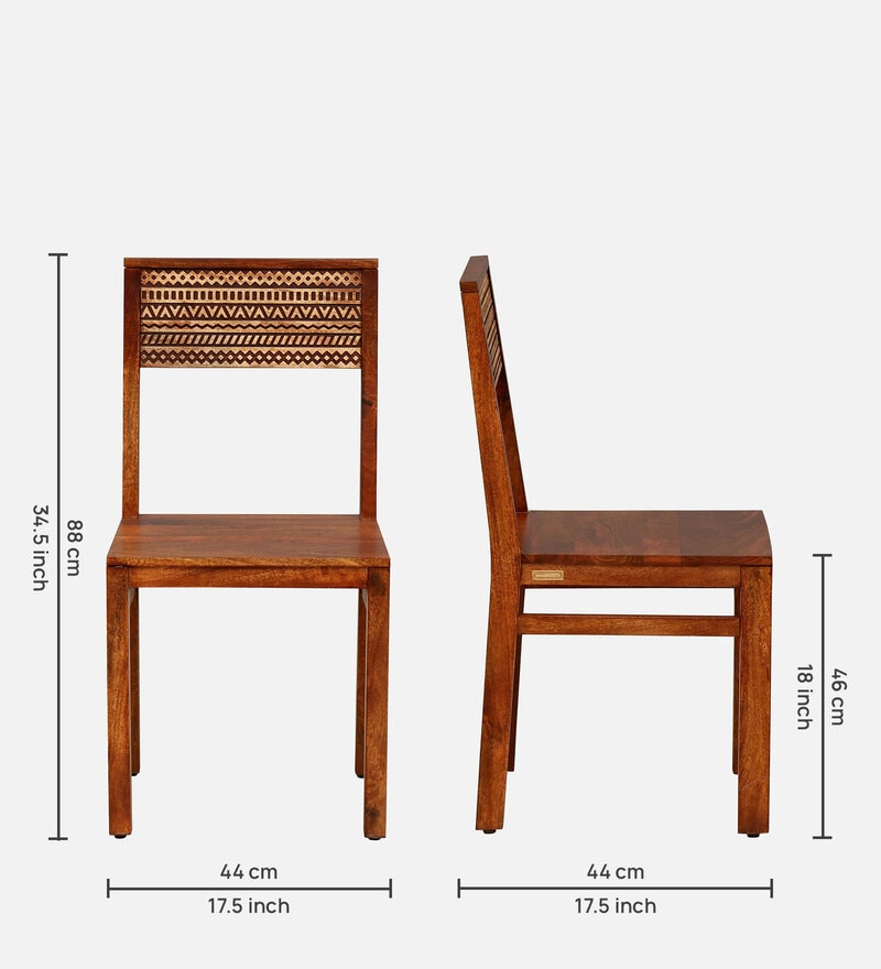 Buy Lima Solid Wood 6 Seater Dining Set In Honey Oak Finish With Bench ...