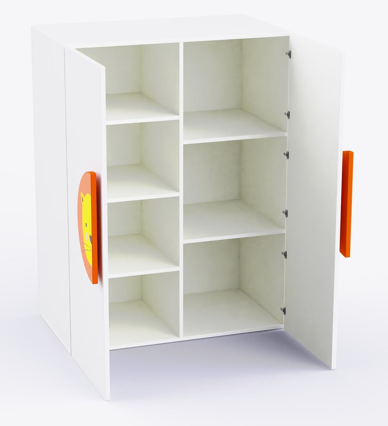 Buy Lion'S Den Kids Storage Cabinet in White Colour Online - Kids ...
