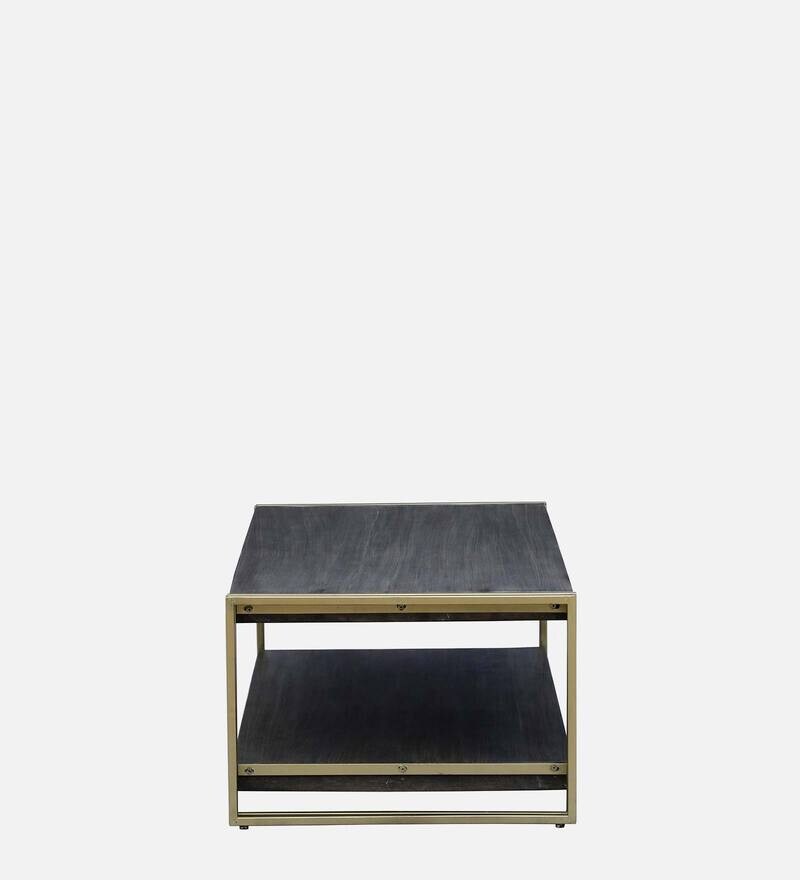 Buy Stuttgart Coffee Table In Dual Finish With Shelf By Woodsworth ...