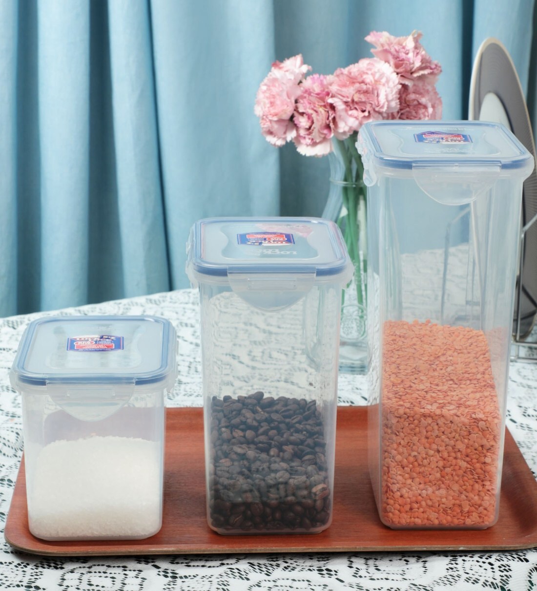 Buy Plastic Kitchen Container Set of 5 By Lock & Lock Online ...