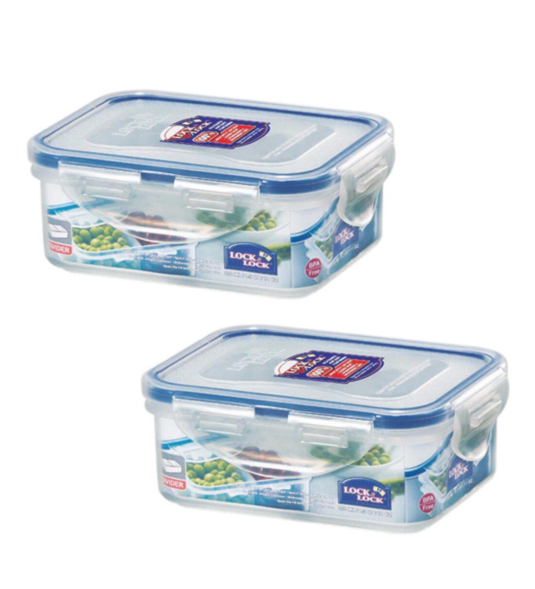 Buy 350 Ml Plastic Storage Container Set of 2 By Lock & Lock Online ...