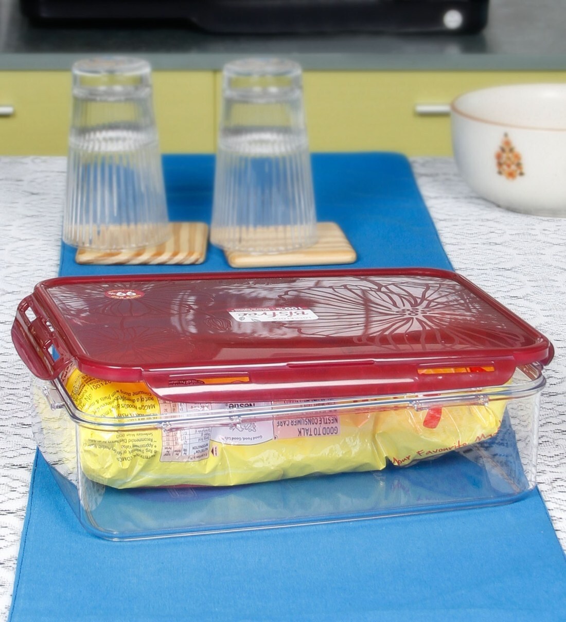 Buy 3.9 Ltr Plastic Bisfree Stackable Container By Lock & Lock Online ...