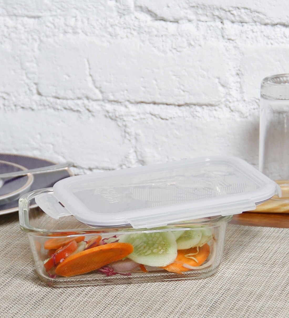Buy 1 Ltr Glass Kitchen Container By Lock & Lock Online - Containers ...