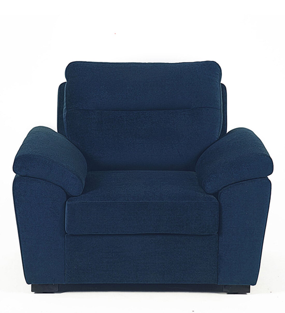 Buy Lounger Fabric 1 Seater Sofa in Blue Colour by Wakefit Online ...