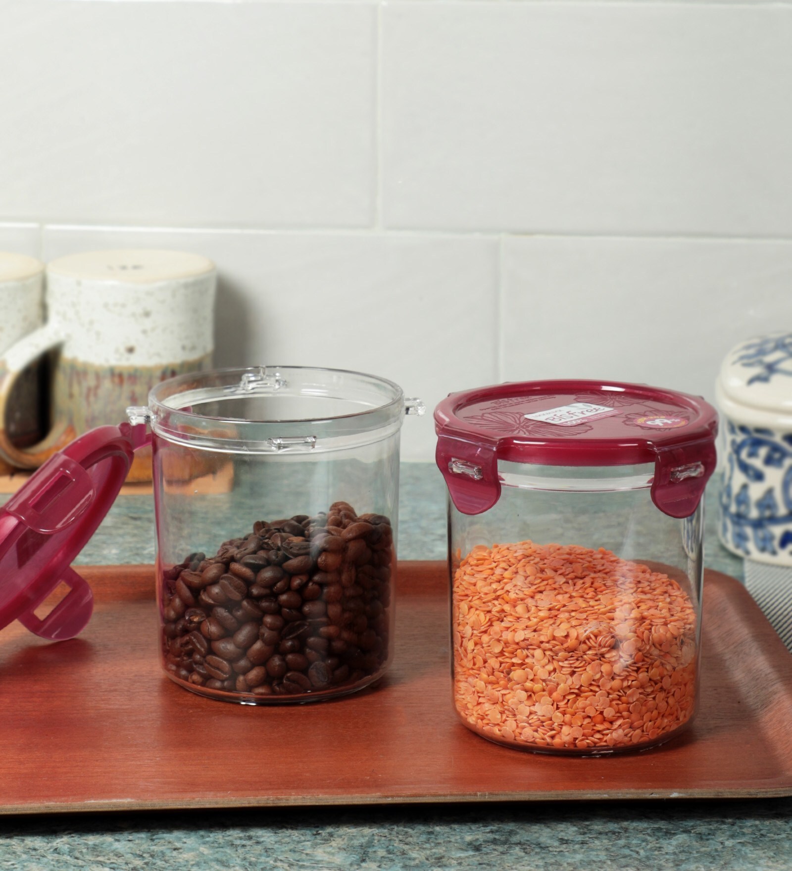 Buy 700 Ml Plastic Storage Container Set of 2 at 9% OFF by Lock & Lock ...