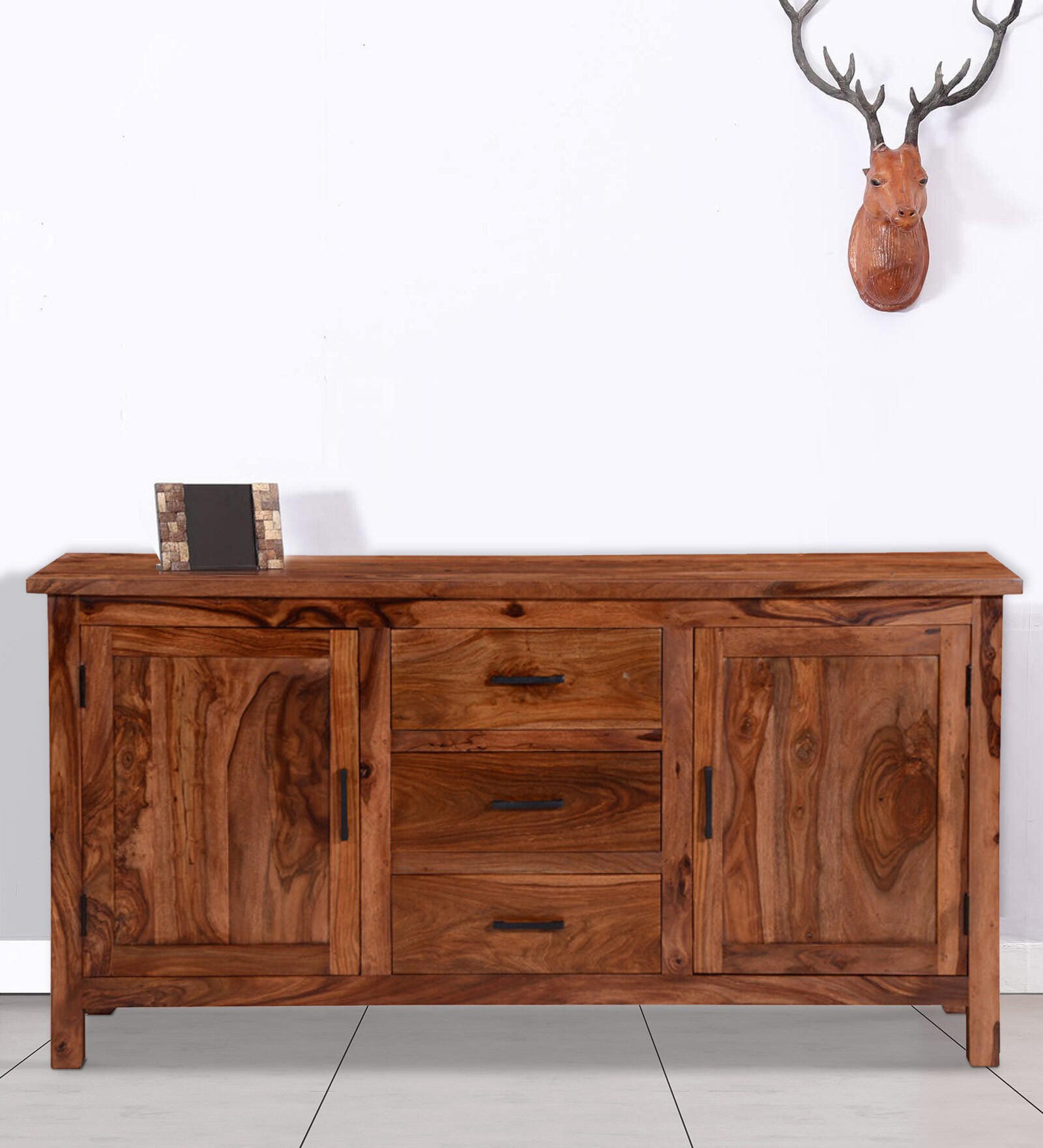 Buy Logan Sideboard in Warm Walnut Finish by Woodsworth Online ...