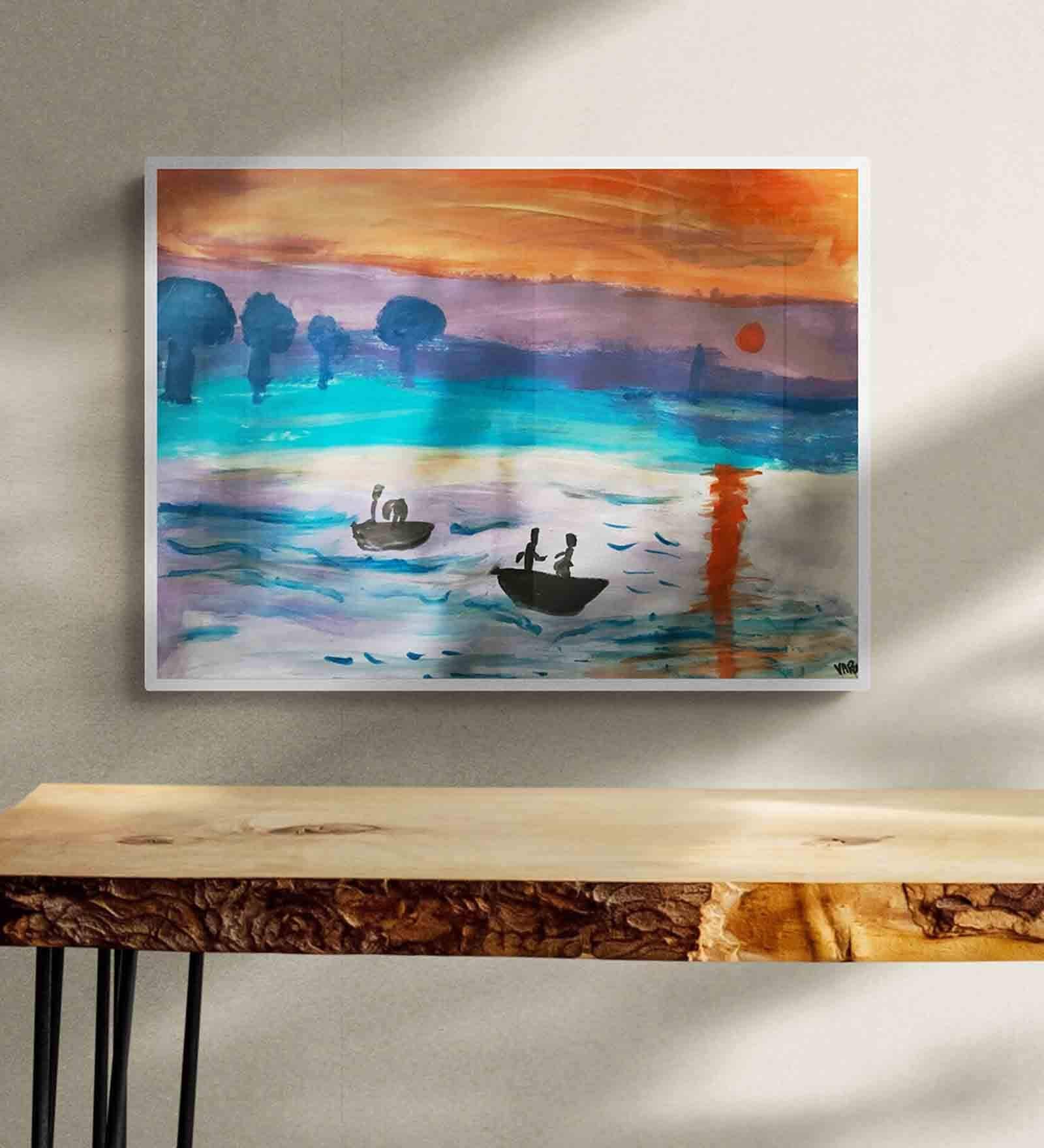 Buy Looking Beyond Handmade Acrylic Paint On Paper Painting at 17% OFF ...