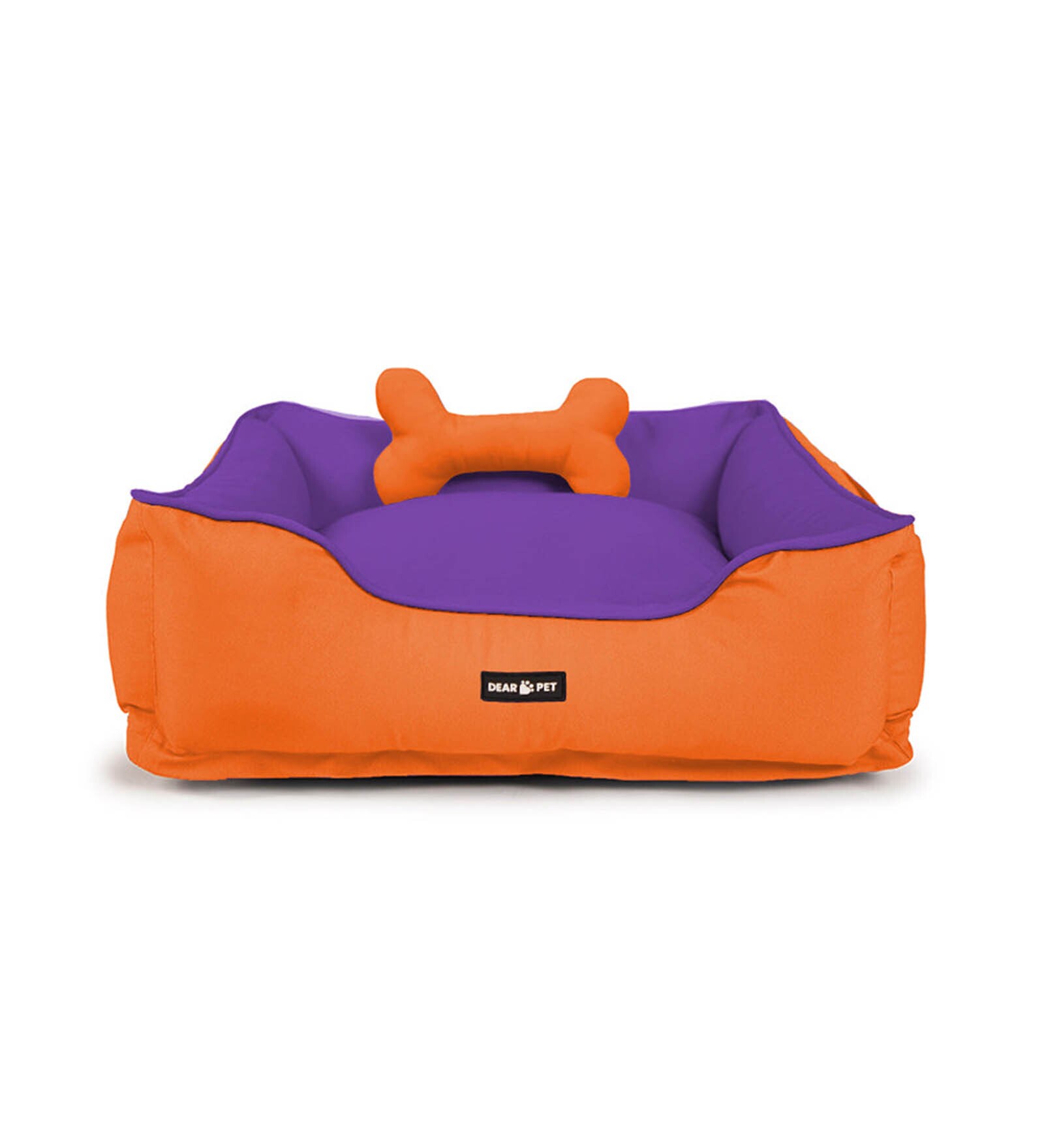 Buy Dogo- Extra Large Orange & Purple Fabric Pet Bed at 100% OFF by ...