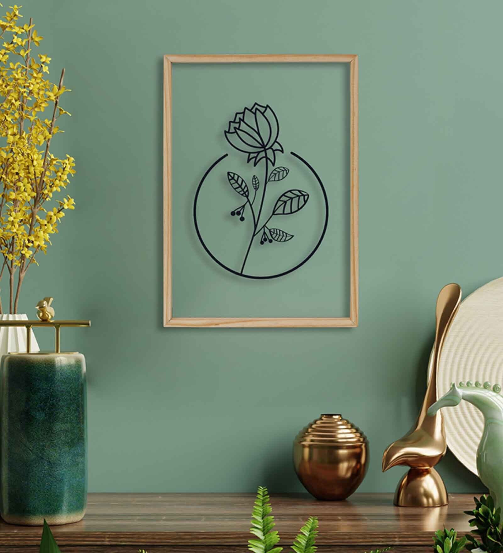 Buy Lovely Flower Black Acrylic Framed Floral Art Print at 17% OFF by ...