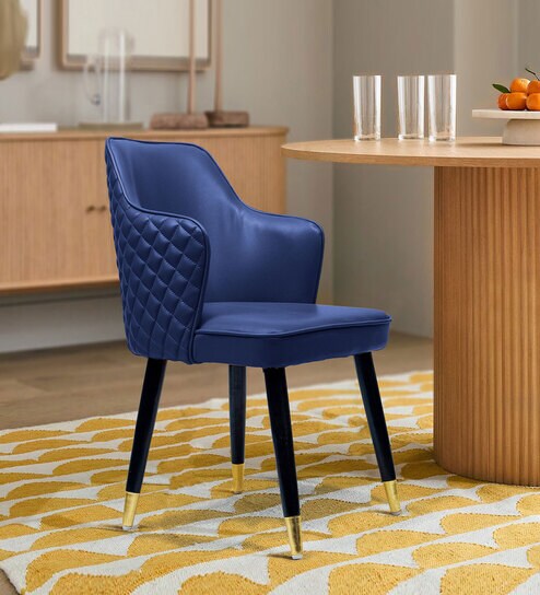 Buy Lotus Upholstered Dining Chair In Brown Colour (Set of 2) at 31% ...