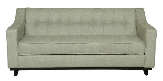 Buy Tignes Fabric 3 Seater Sofa In Indigo Beige Colour By Woodsworth ...
