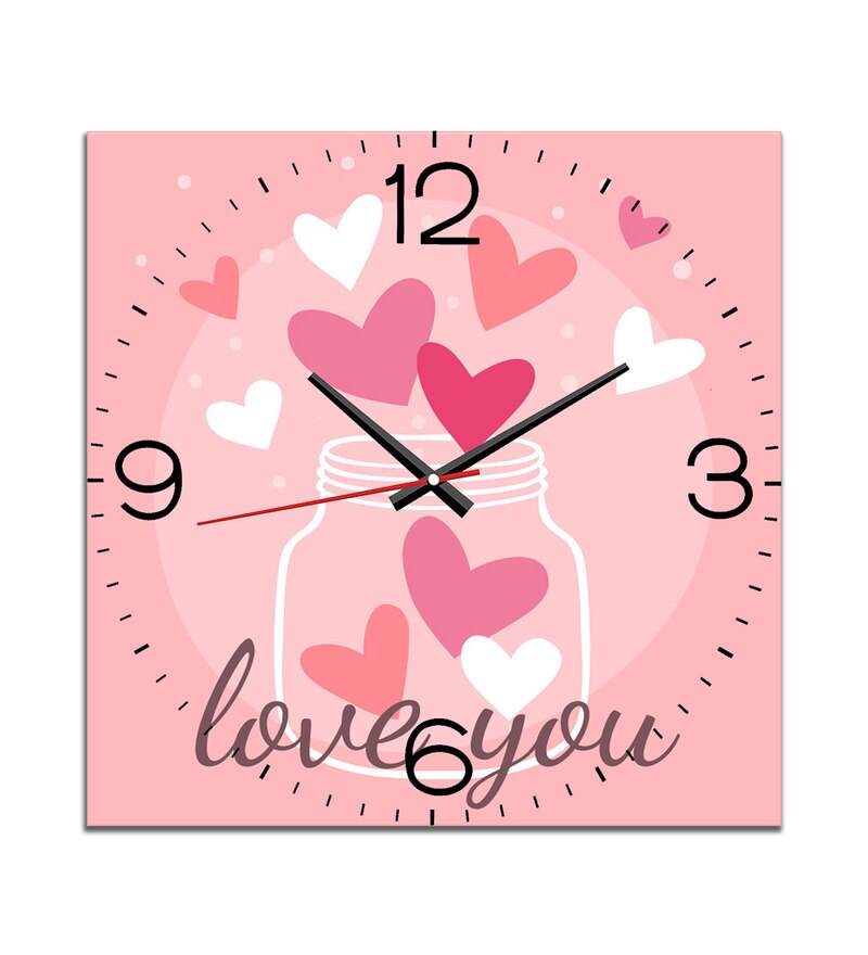 Buy Love in Wall Clock in Multicolour by WENS Online - Kids Wall Clocks ...