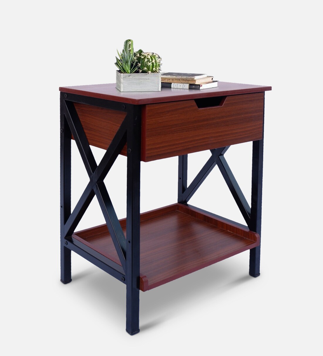Buy Lucas End Table in Walnut Finish Online - Eclectic End Tables - End Tables - Furniture ...