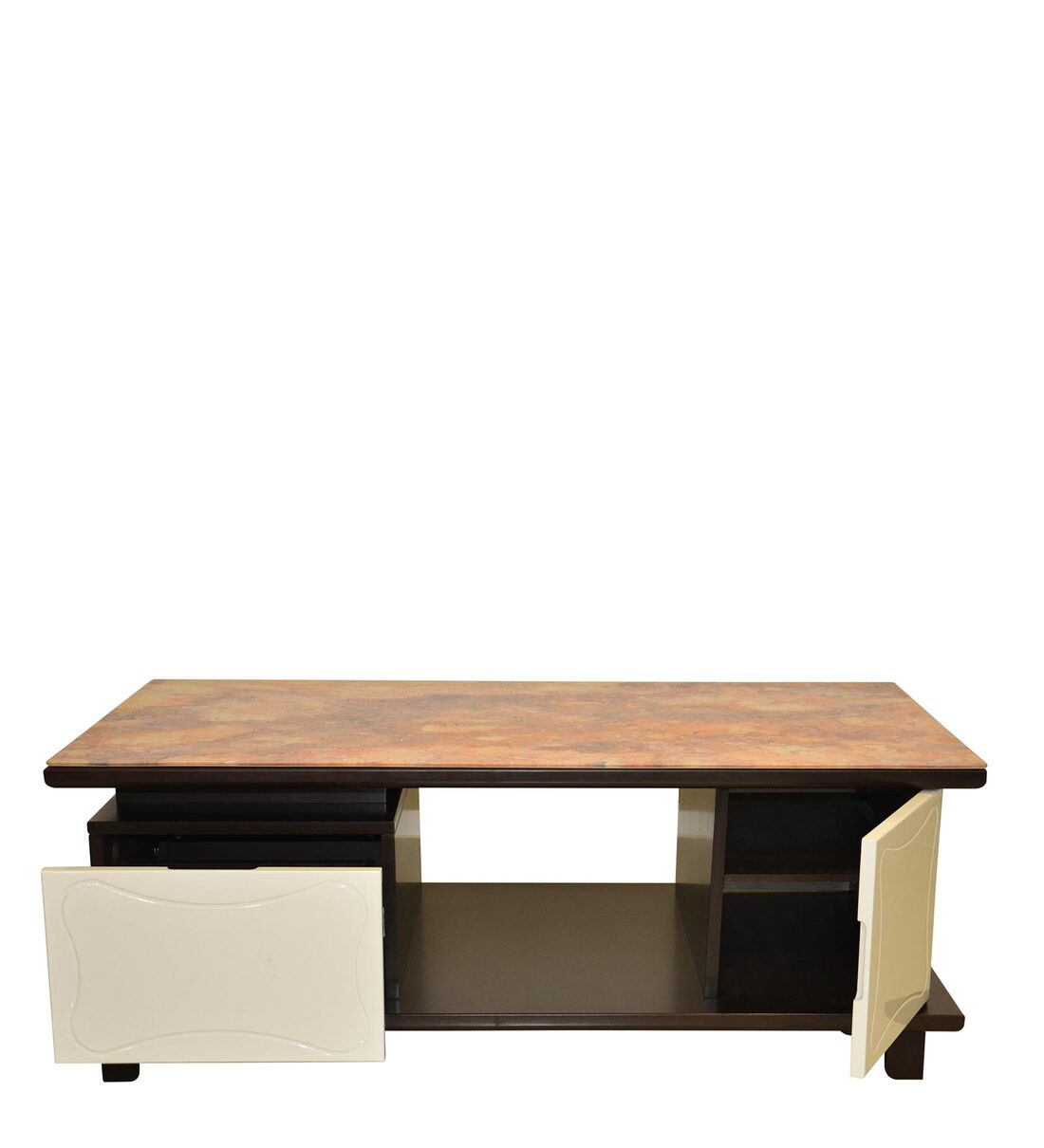 Buy Luka Coffee Table In Brown Finish By Ekome Online - Modern ...