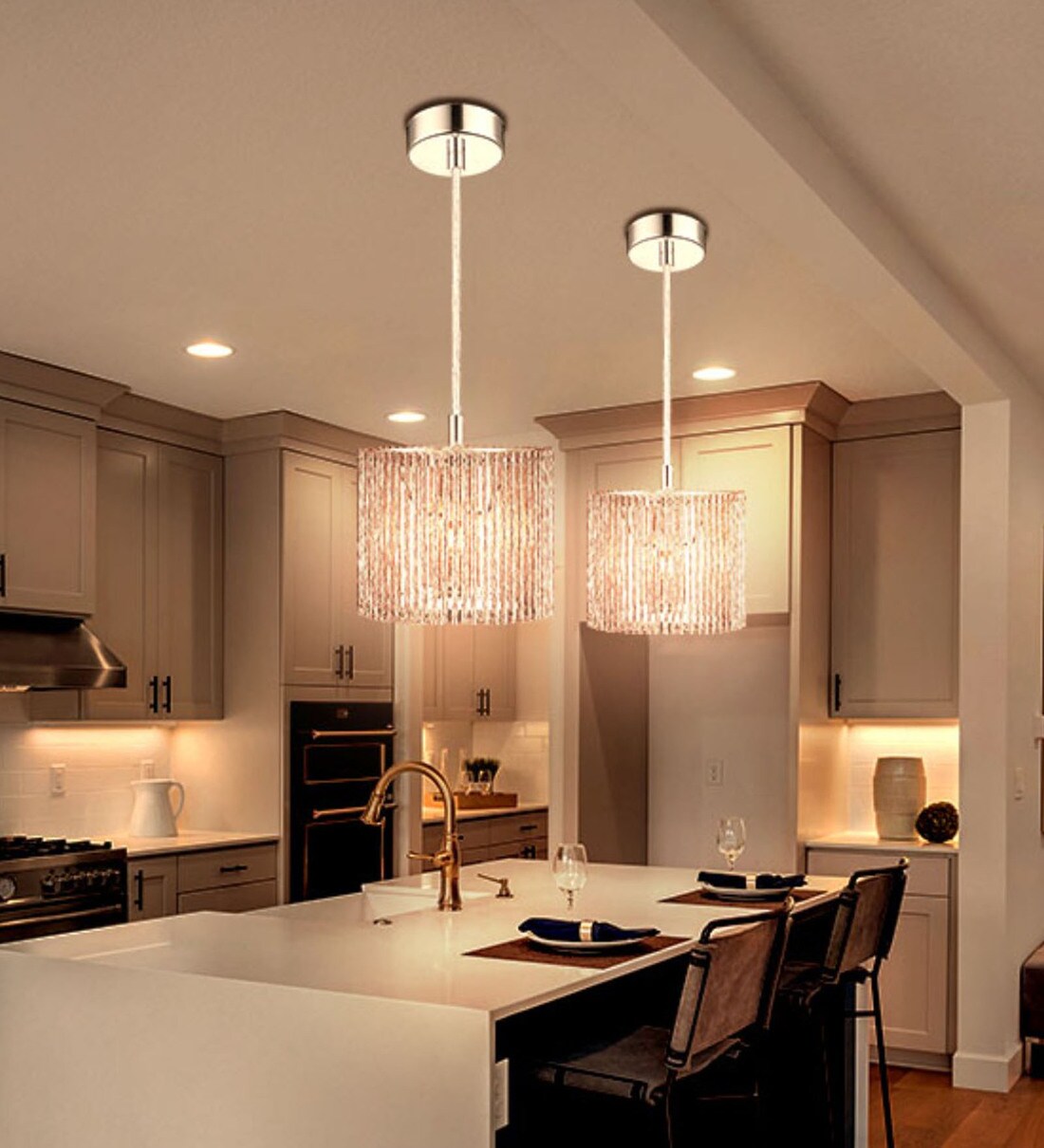 Buy LUMAS(Coffee) Chrome Iron Pendant Light by TISVA at 1% OFF by Tisva ...