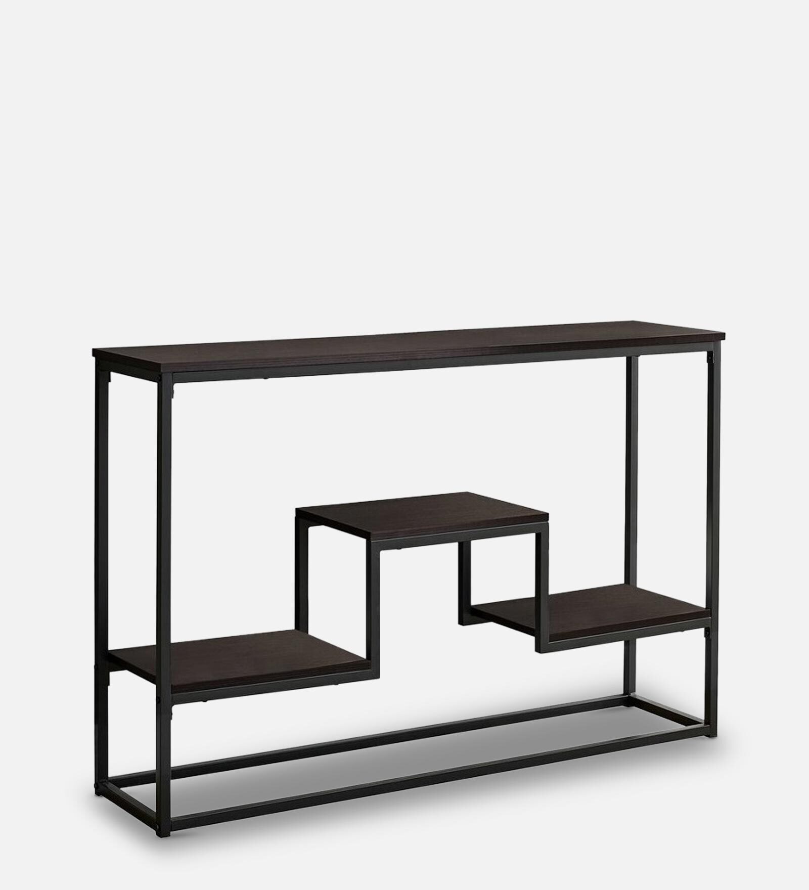 Buy Luna Console Table in Black Finish at 20% OFF by Furncasa | Pepperfry