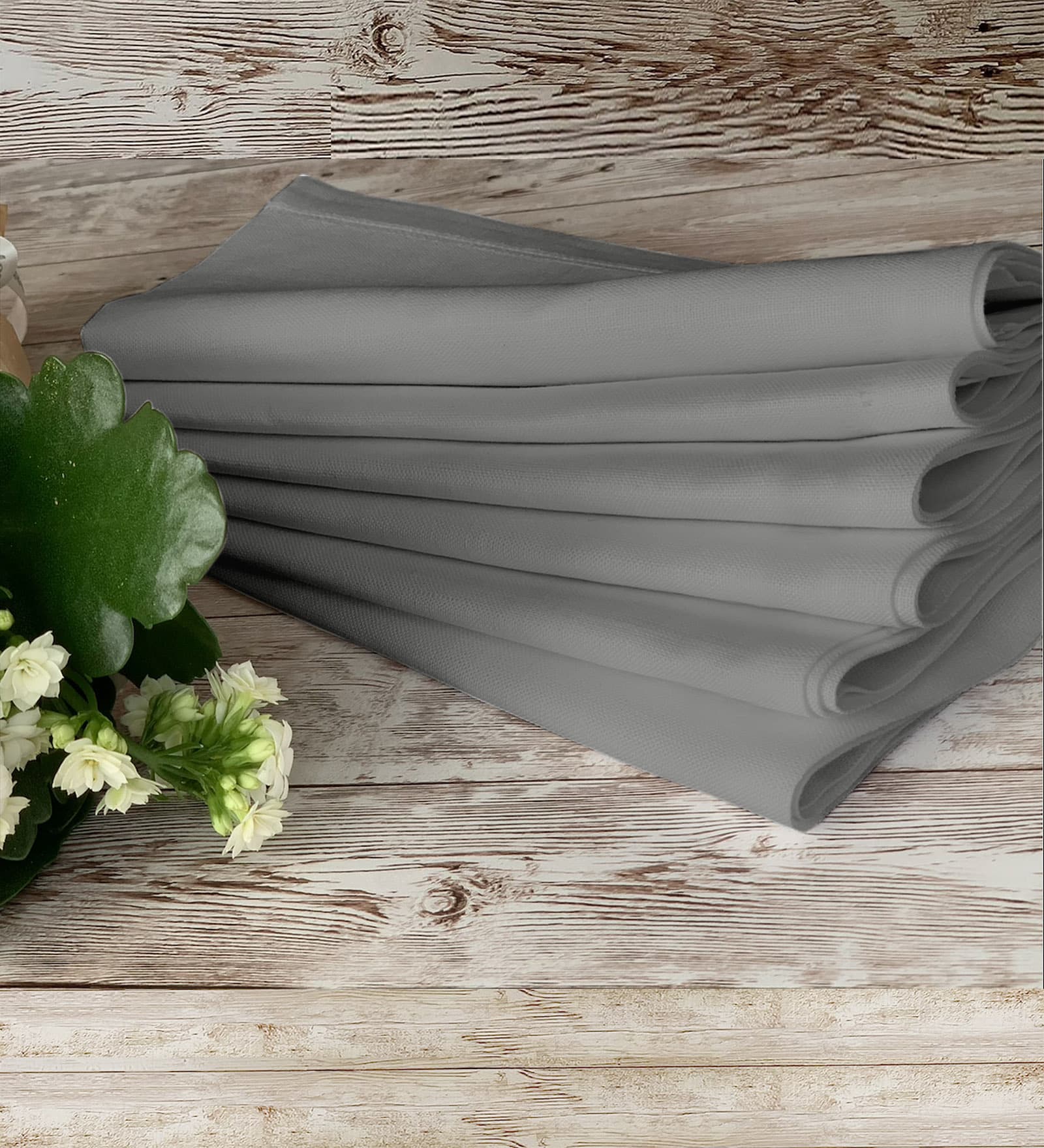 Buy 9x9 Inch Dark Grey (Set of 6) Napkins at 13% OFF by Lushomes ...