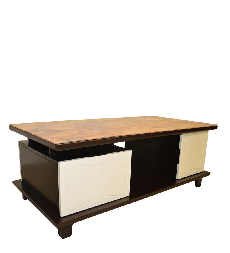 Buy Luka Coffee Table In Brown Finish By Ekome Online - Modern ...