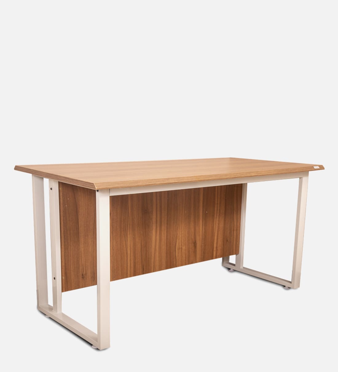 Buy Macro Office Table in Leon Teak Finish by Neudot Online - Executive ...