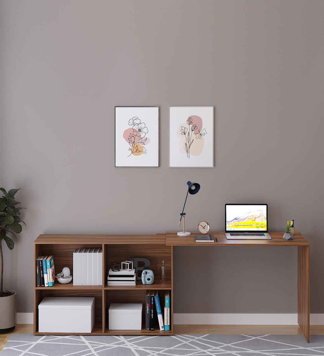 Buy Maggen Study Table In Exotic Teak Finish at 26% OFF by Furneaser ...