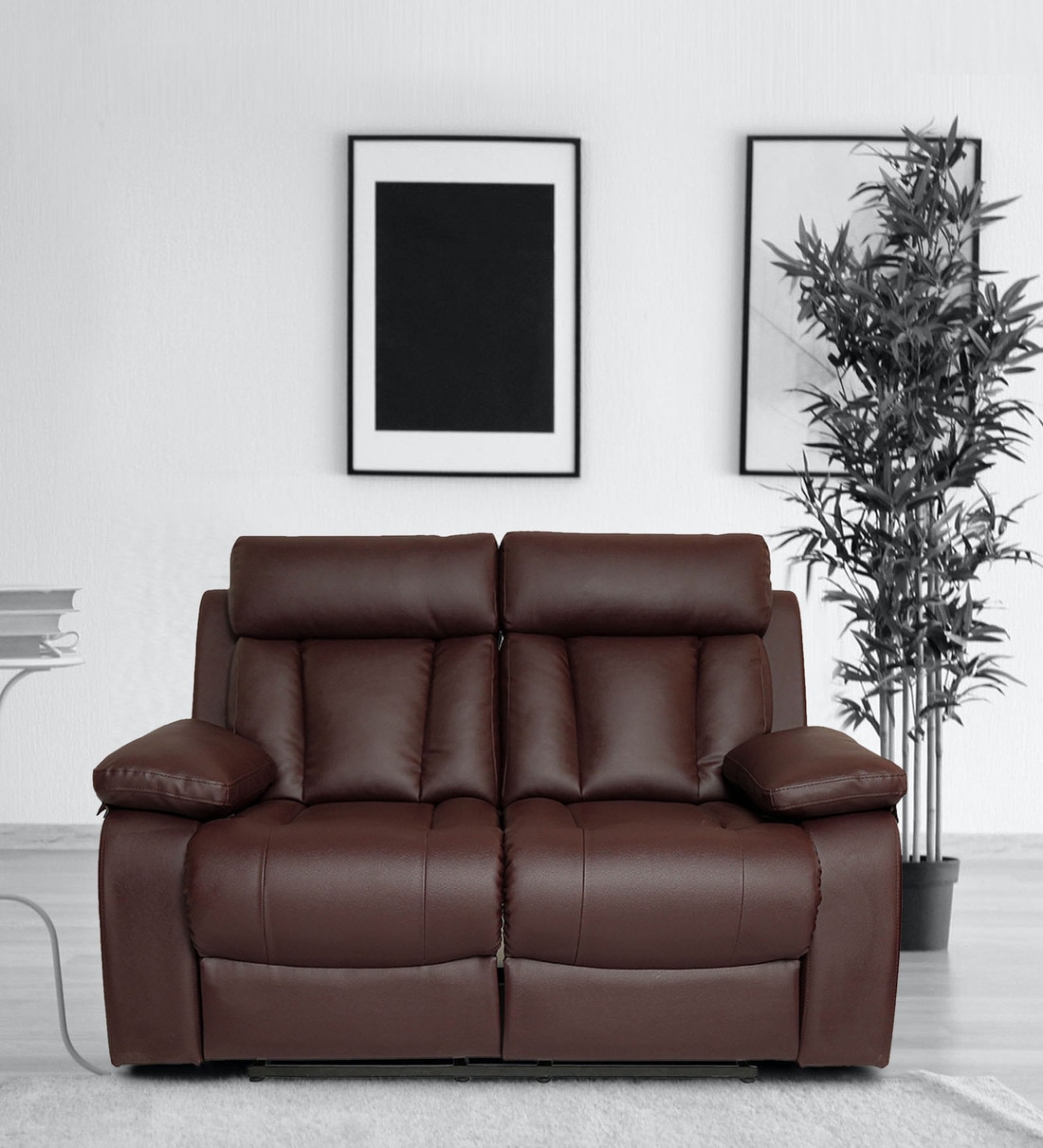 Buy Magna 2 Seater Recliner in Brown PVC Colour at 10% OFF by Recliners ...