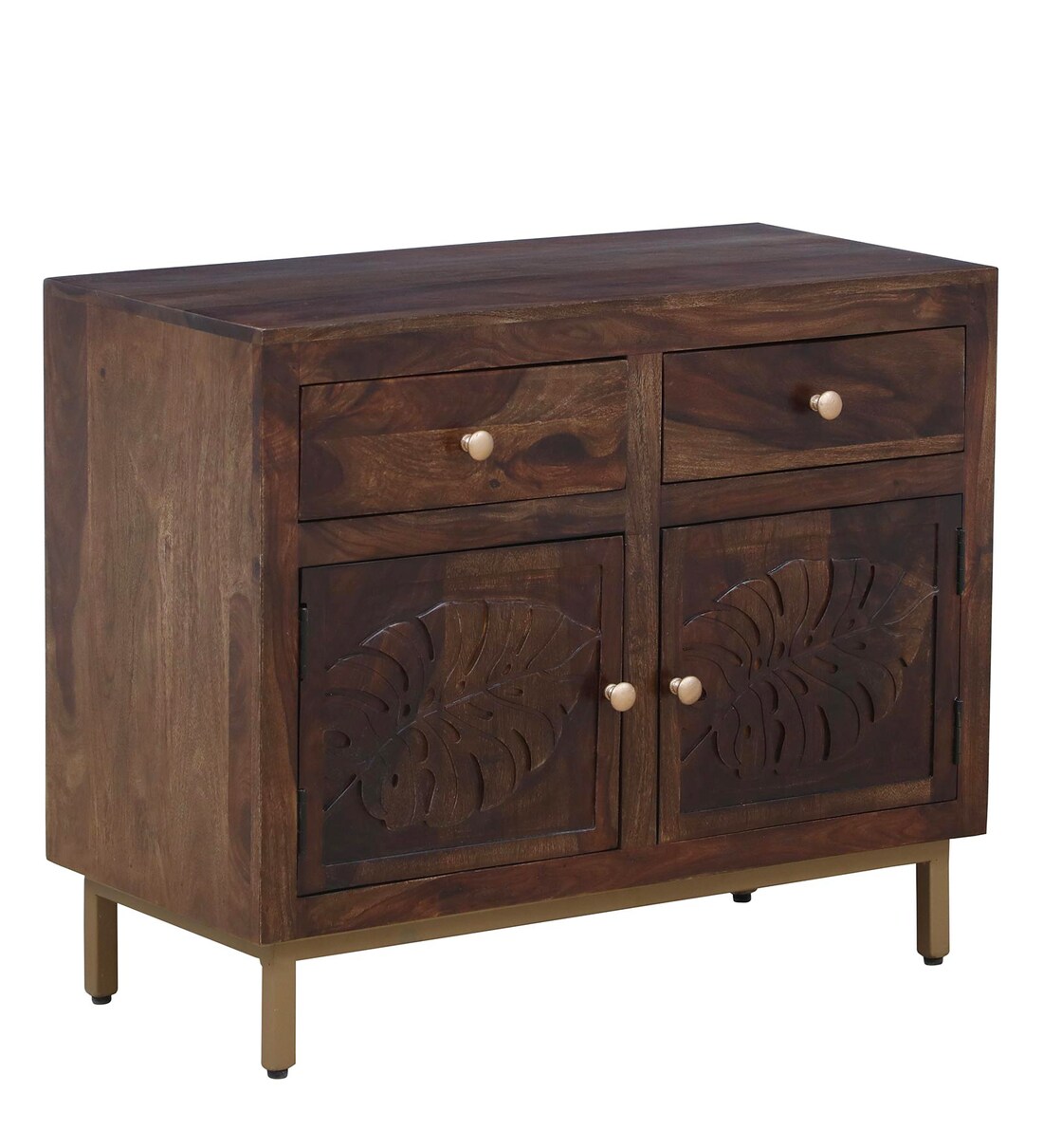 Buy Manchego Solid Wood Two Door Sideboard With Two Drawer In ...