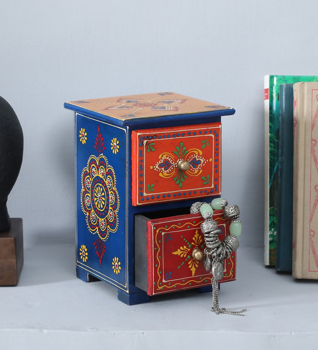 Buy Mango Wood Multicolour Wooden Drawer at 34% OFF by B K Exports ...