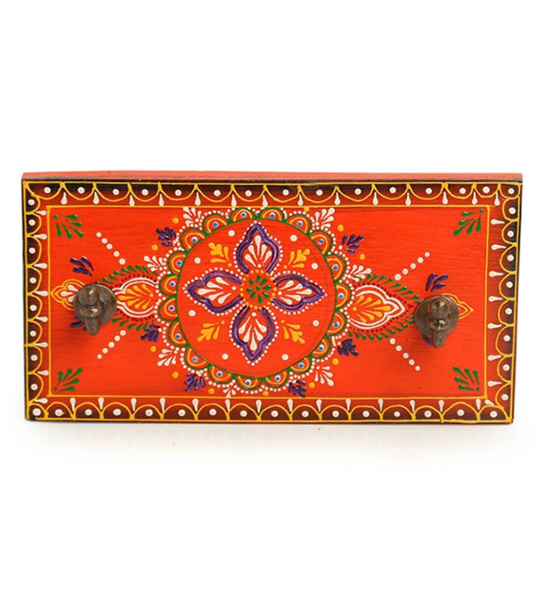 Buy Mango Wood Rajasthani Rang Key Holder By ExclusiveLane Online - Key ...