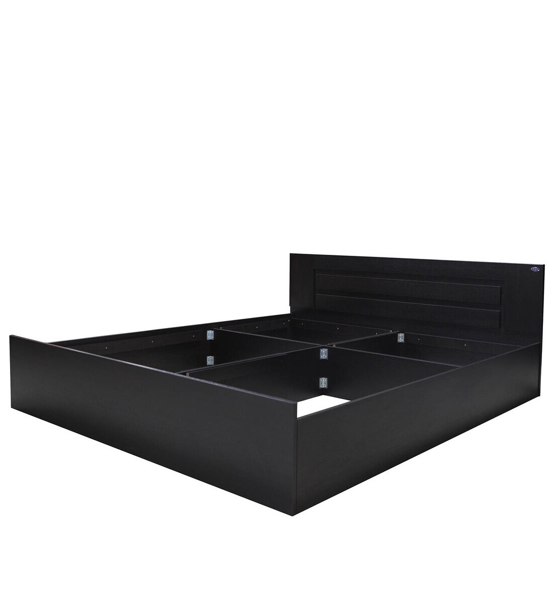 Buy Marion King Size Bed in Wenge Finish with Box Storage Online ...