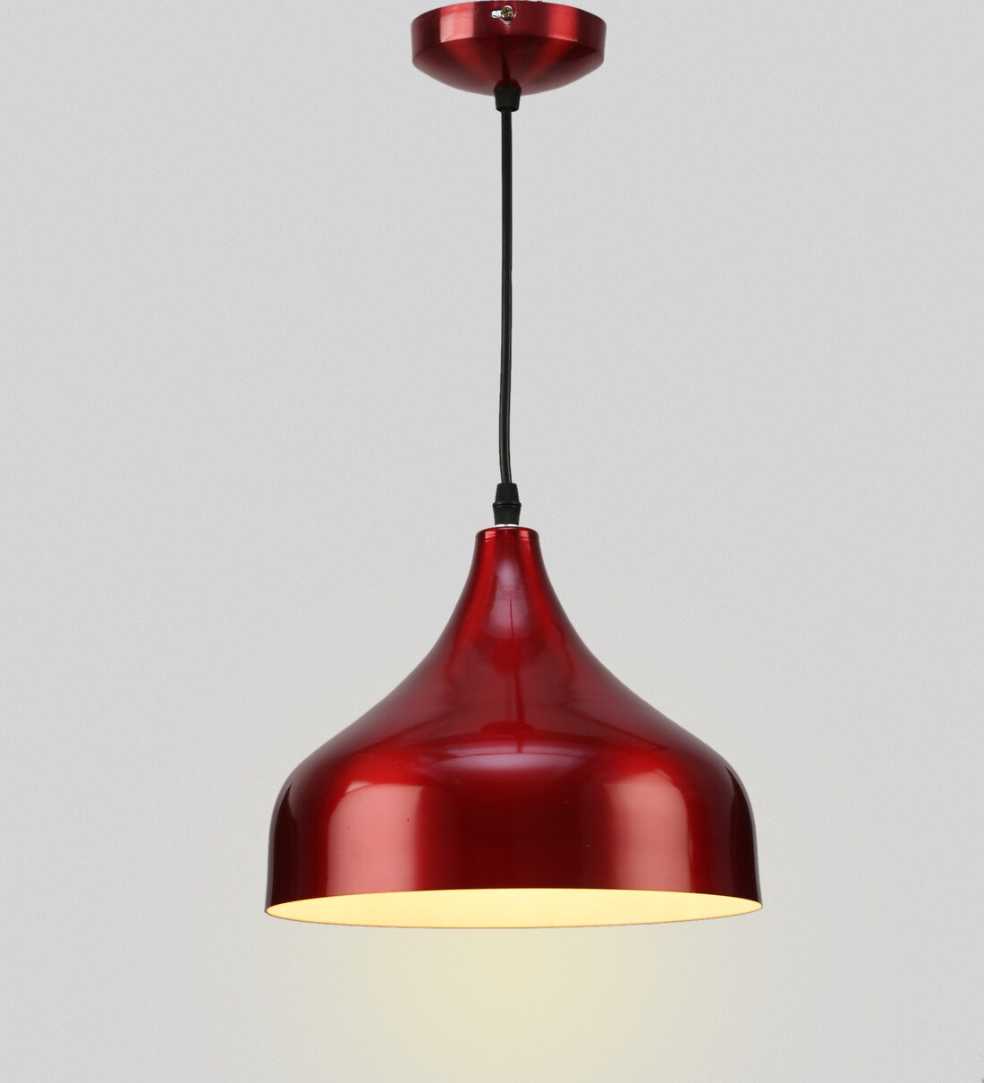 Buy Maroon Aluminium Hanging Light By Astral Online - Dome Hanging ...