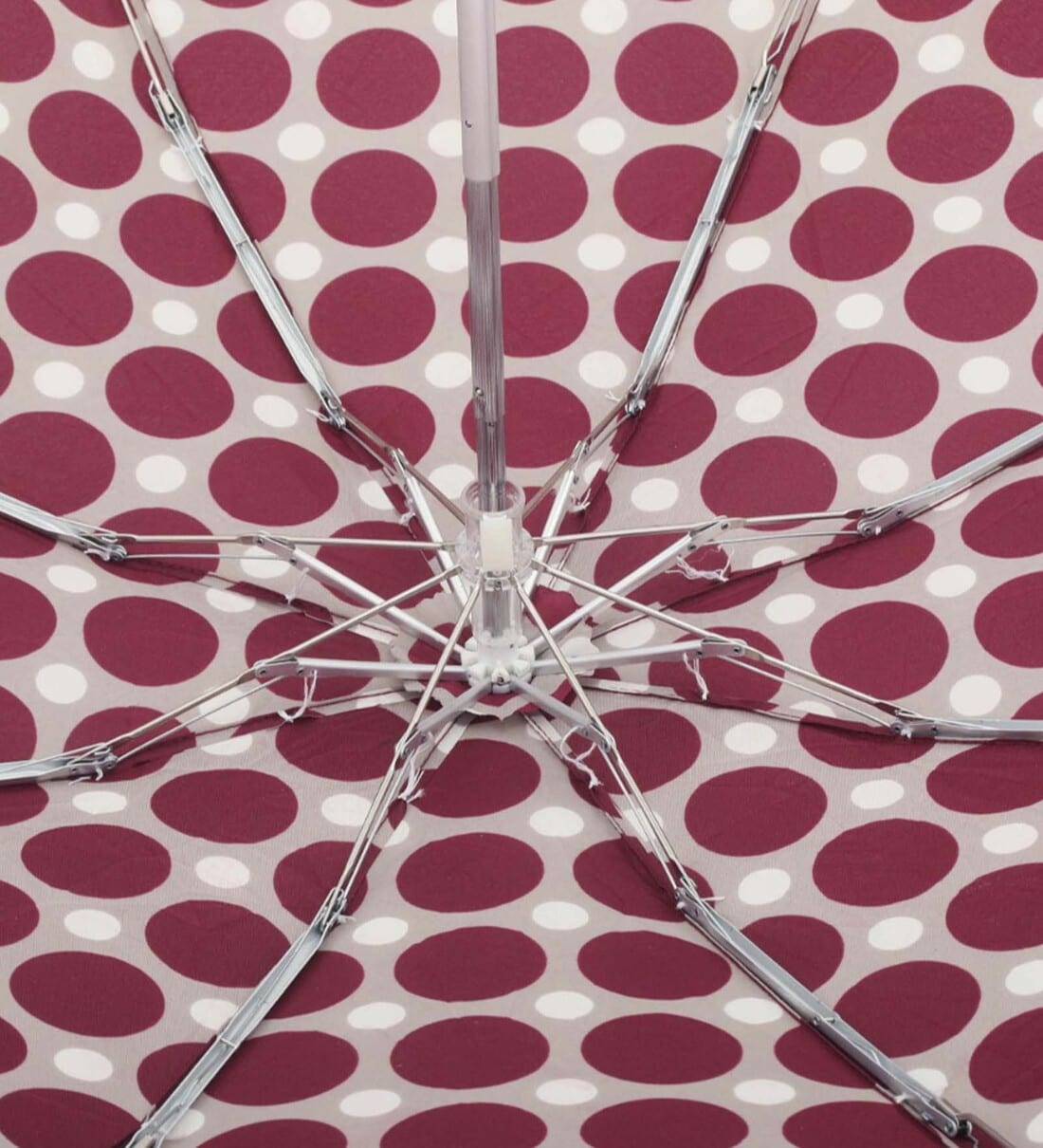 Buy Maroon Nylon fold Printed Small Compact Manual Umbrella Online ...