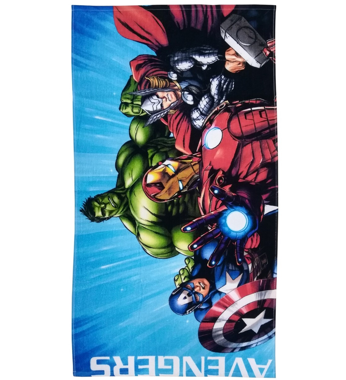 Buy Marvel Avengers Group Kids 350 GSM Cotton Bath Towel by Athom ...