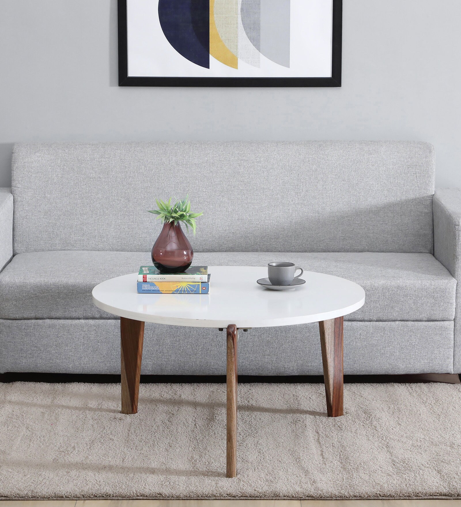 Buy Macc Coffee Table in White Finish at 25% OFF by Wakeup India ...