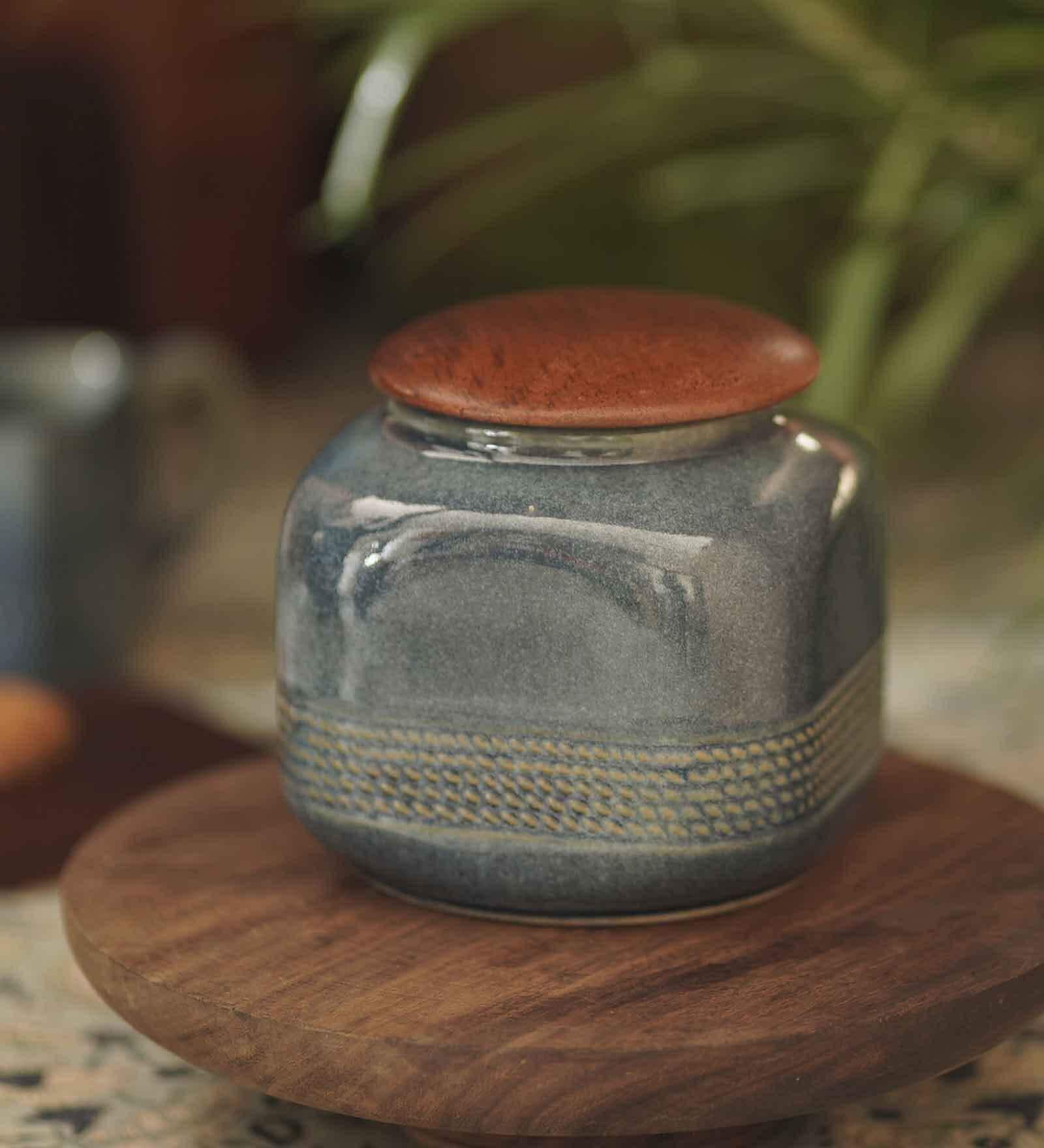 Buy Madurai Nilgiri 350ml Ceramic Martban Jar by Courtyard at 24% OFF ...
