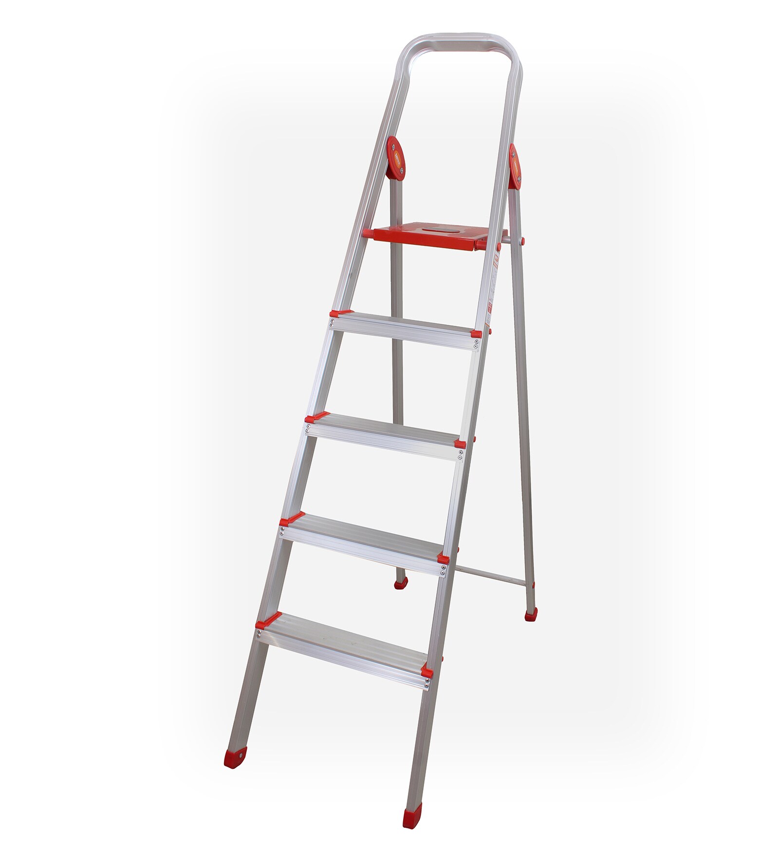 Buy 5 Steps 5.4 Ft Aluminium Step Ladder By Magna at 37% OFF by Magna ...