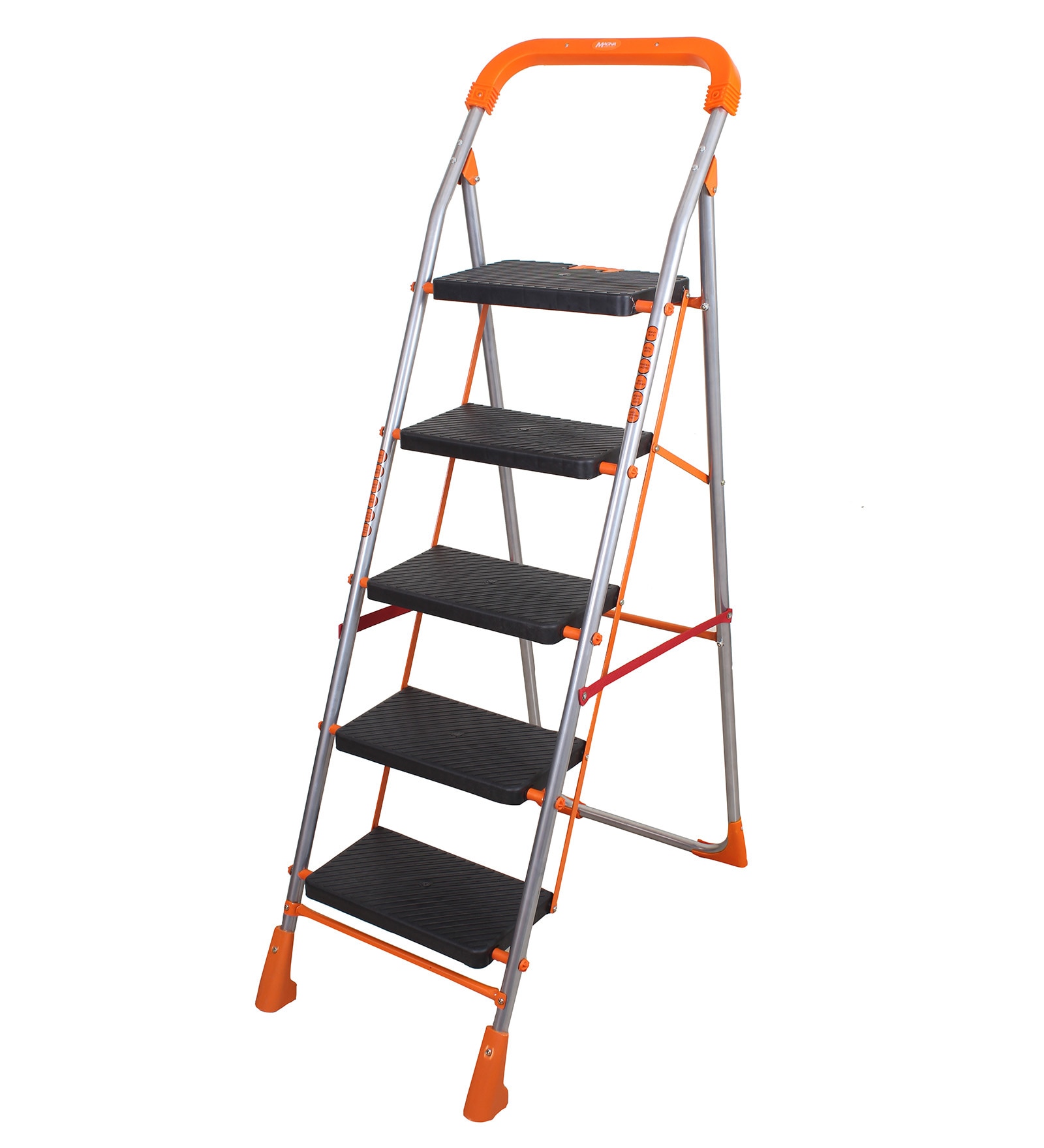 Buy 5 Steps 4.9 Ft Steel Step Ladder By Magna at 32% OFF by Magna ...