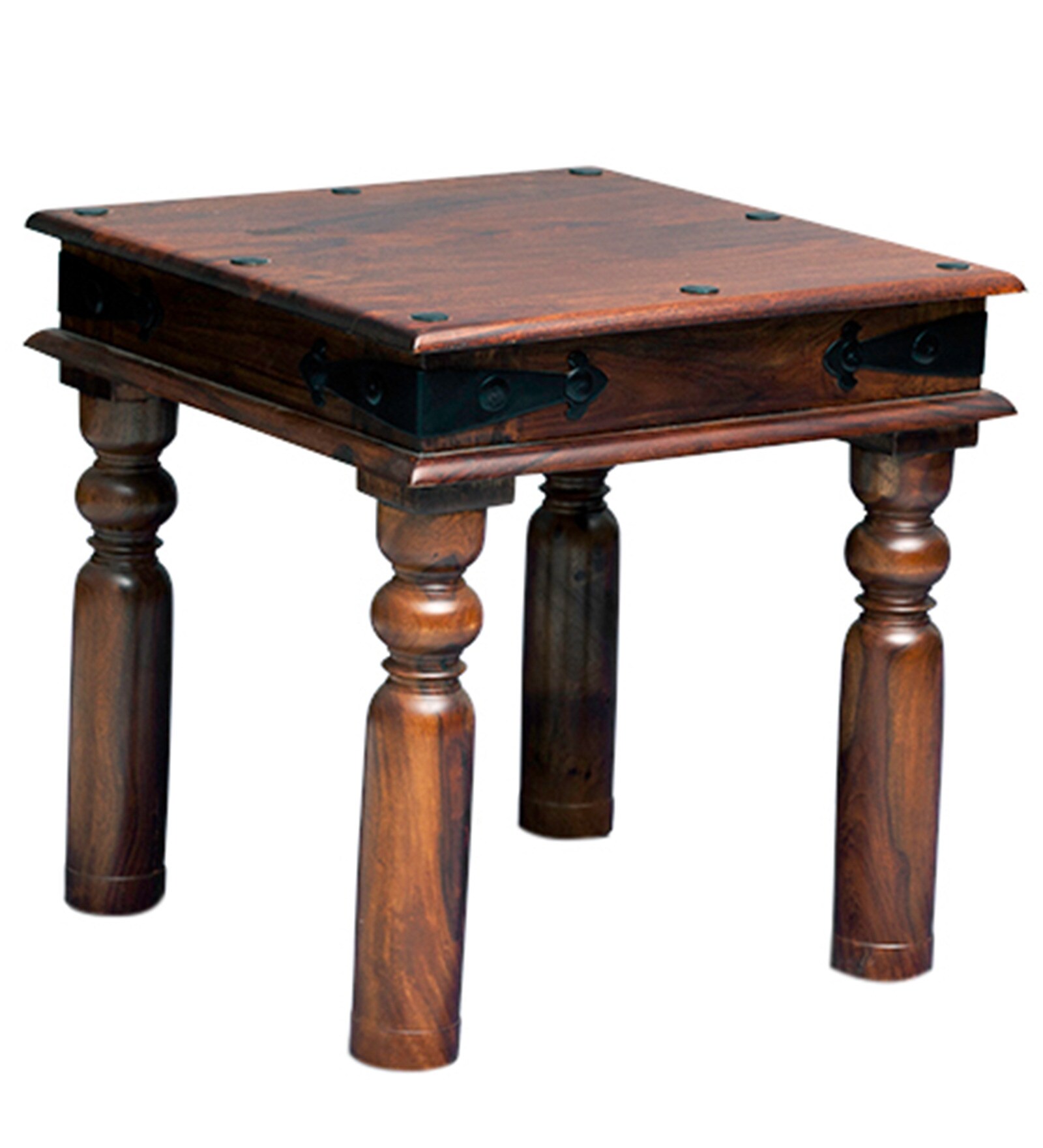Buy Maharani Lamp Table in Walnut Finish by InLiving Online ...
