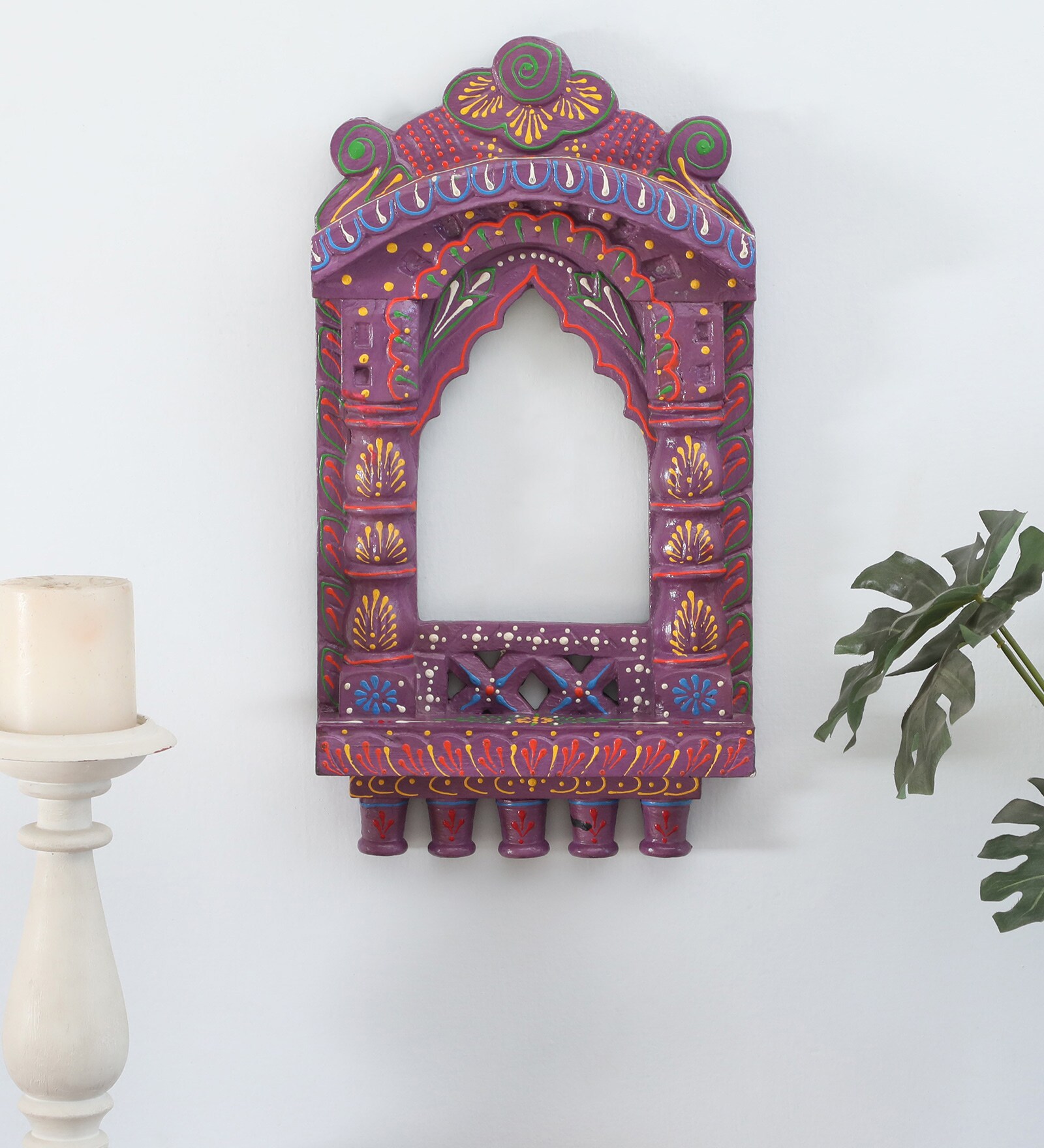 Buy Purple Wood Jharokha at 13% OFF by B K Exports | Pepperfry