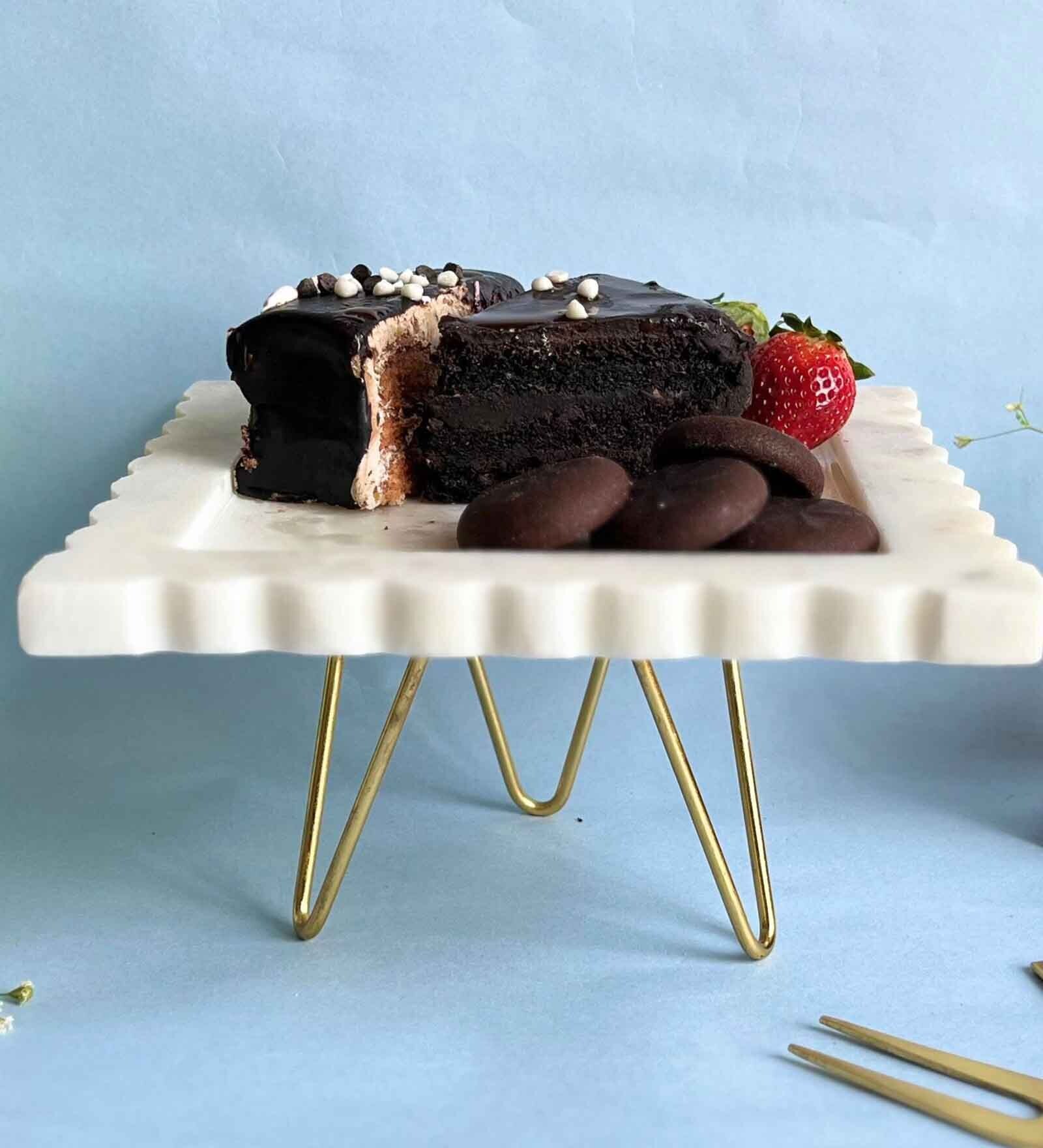 Buy White Marble Pastry Stand at 50% OFF by Home Arte | Pepperfry