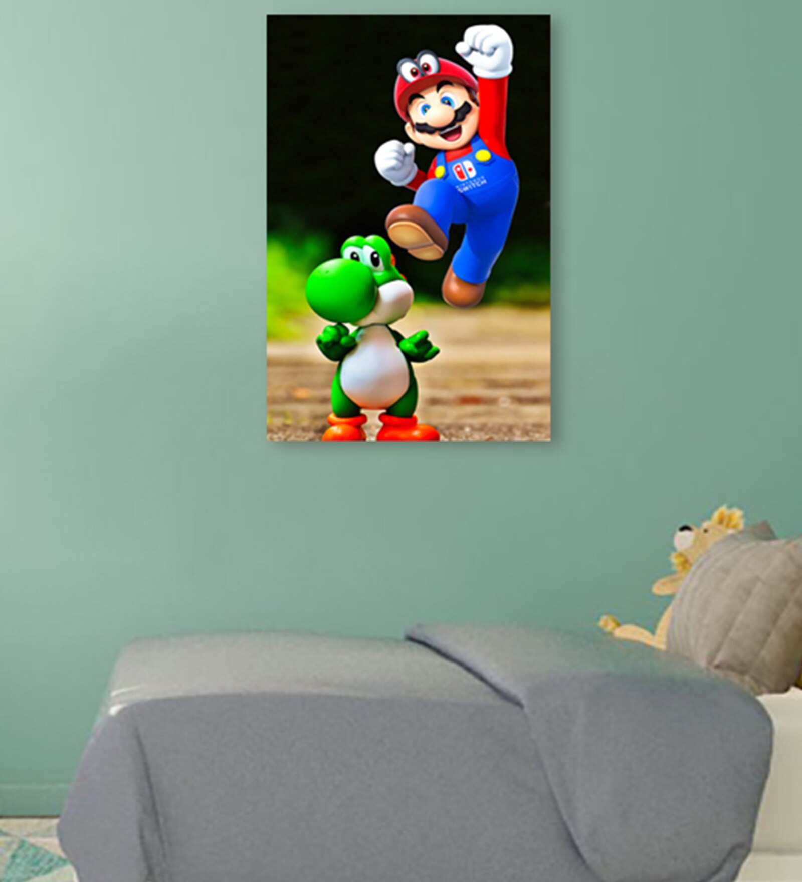 Buy Mario Fun Toughened Glass Art Print at 44% OFF by Flair Glass ...