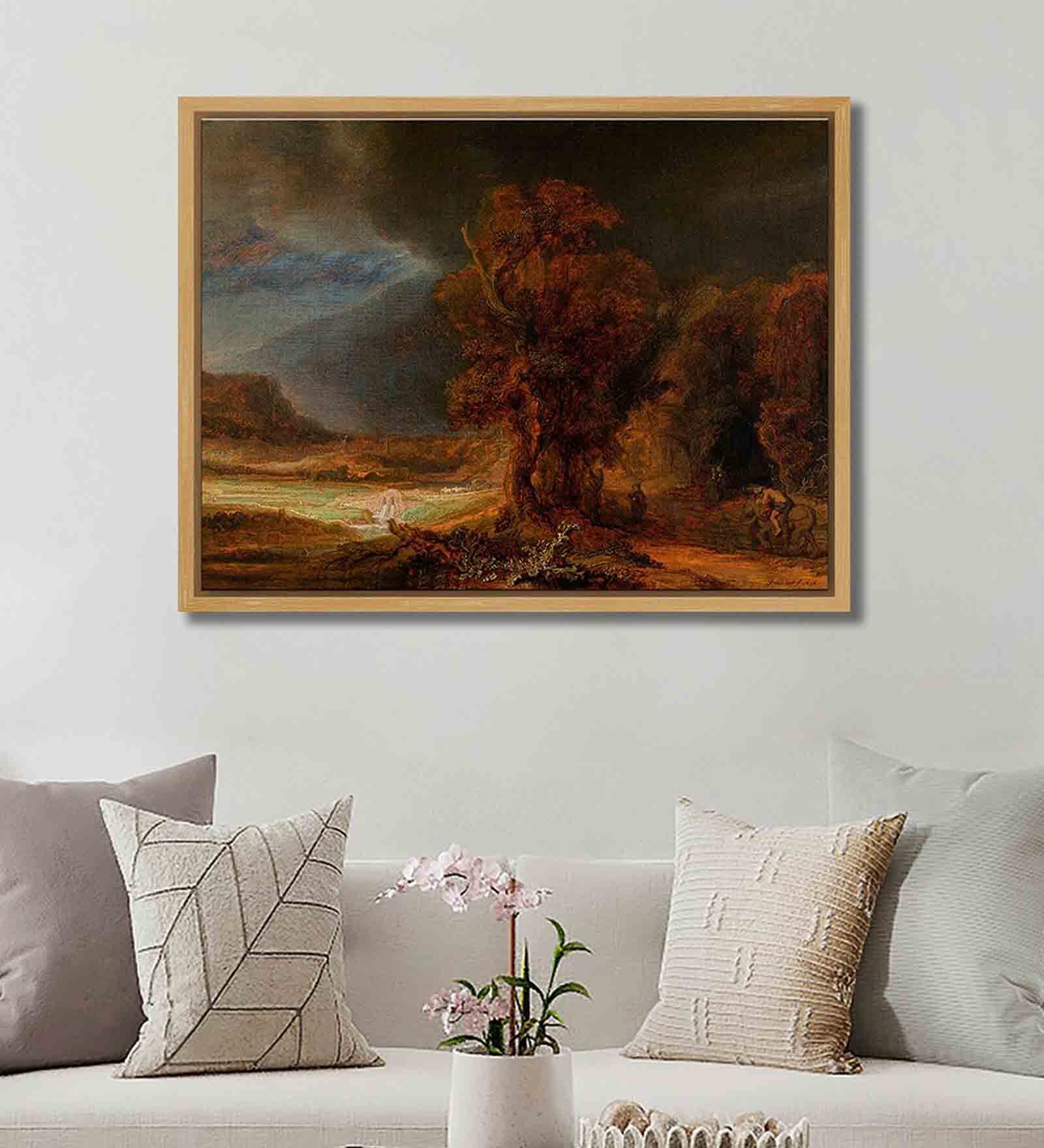 Buy Marken Teak Canvas Framed 18 x 24 Art Print By Empyrean Art at 17% ...