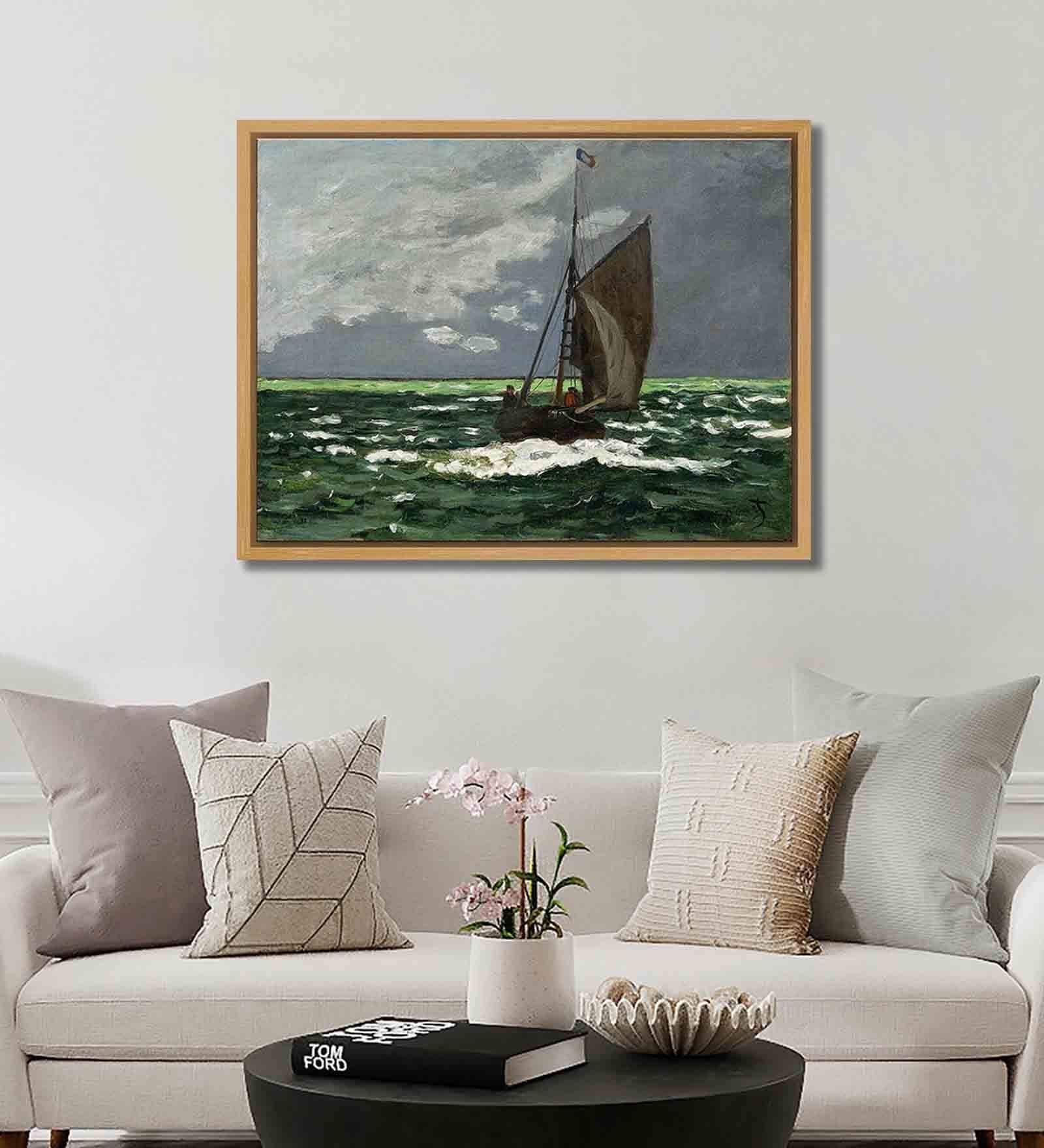 Buy Marken Teak Canvas Framed 18 x 24 Art Print By Empyrean Art at 24% ...