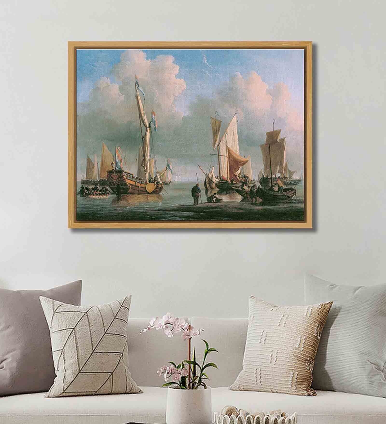 Buy Marken Teak Canvas Framed 18 x 24 Art Print at 15% OFF by Empyrean ...
