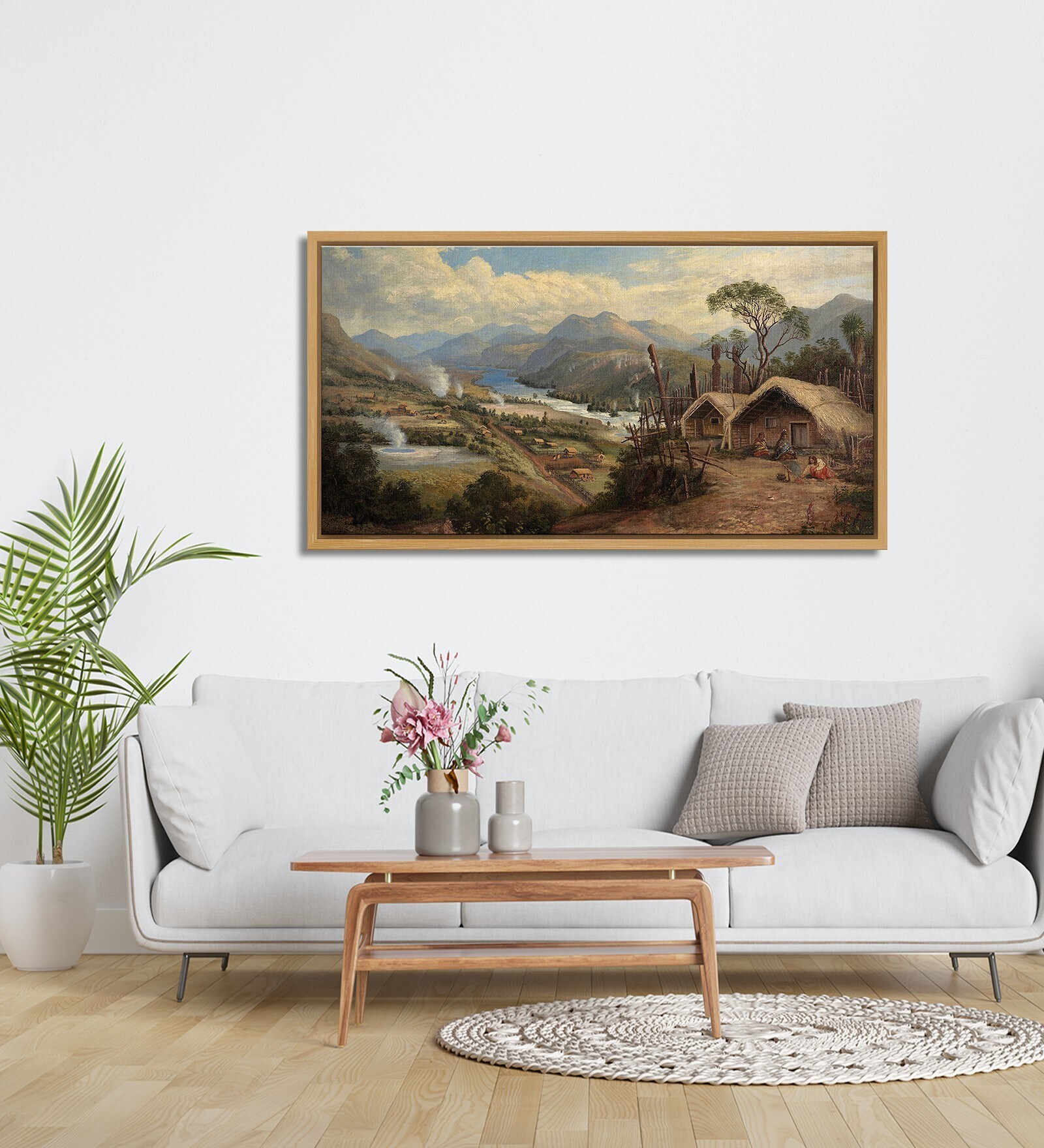 Buy Marken Teak Canvas Framed 36 x 18 Art Print By Empyrean Art at 18% ...